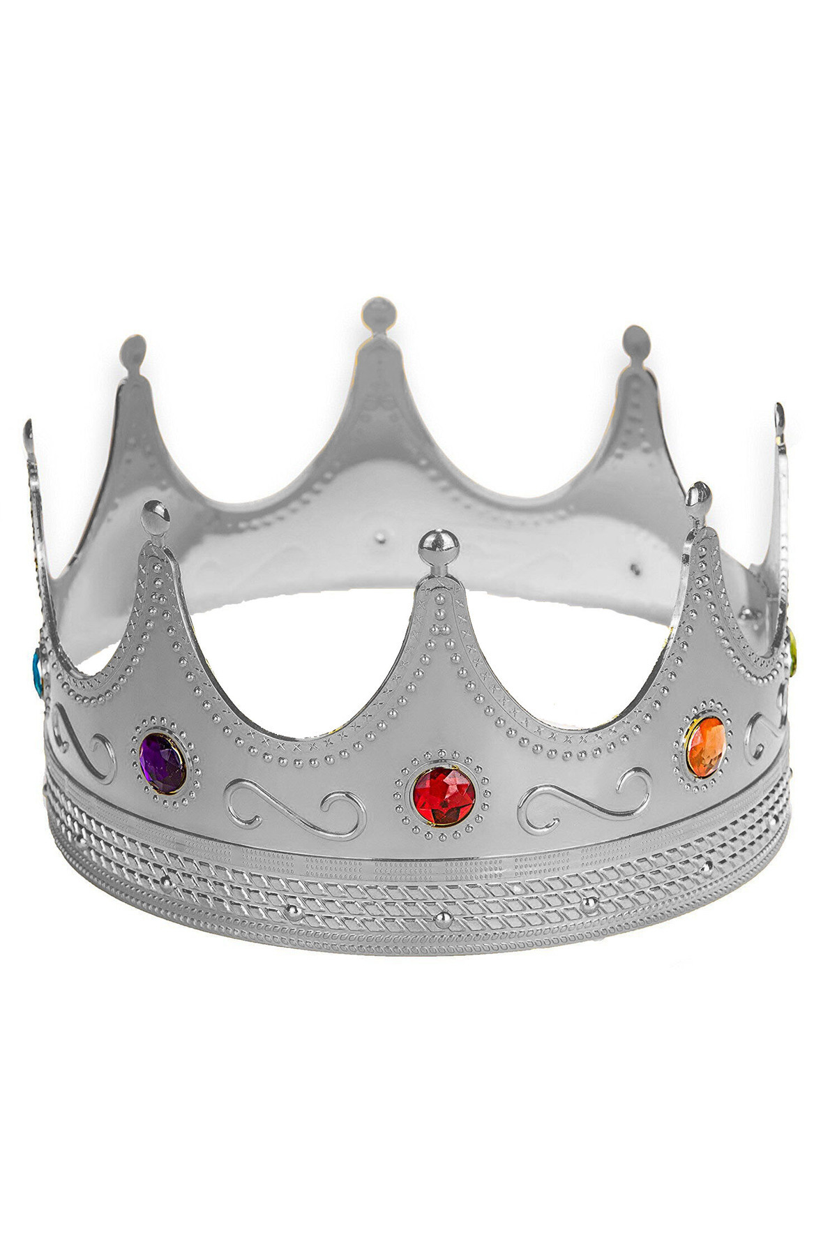 FTT SHOPPING MARKET Silver Color Adult Children Compatible King Crown ...