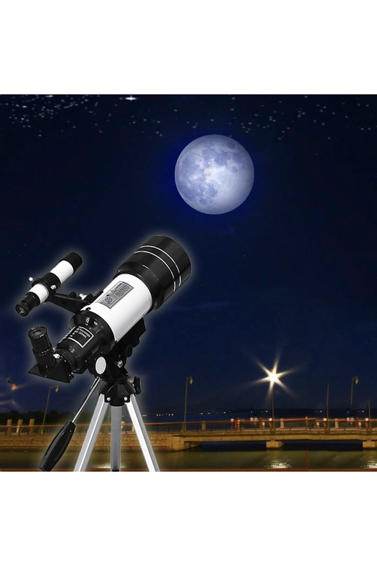 IntersTech 150X Profesyonel Astronomik Uzay-Doğa Gözlem Teleskobu ...