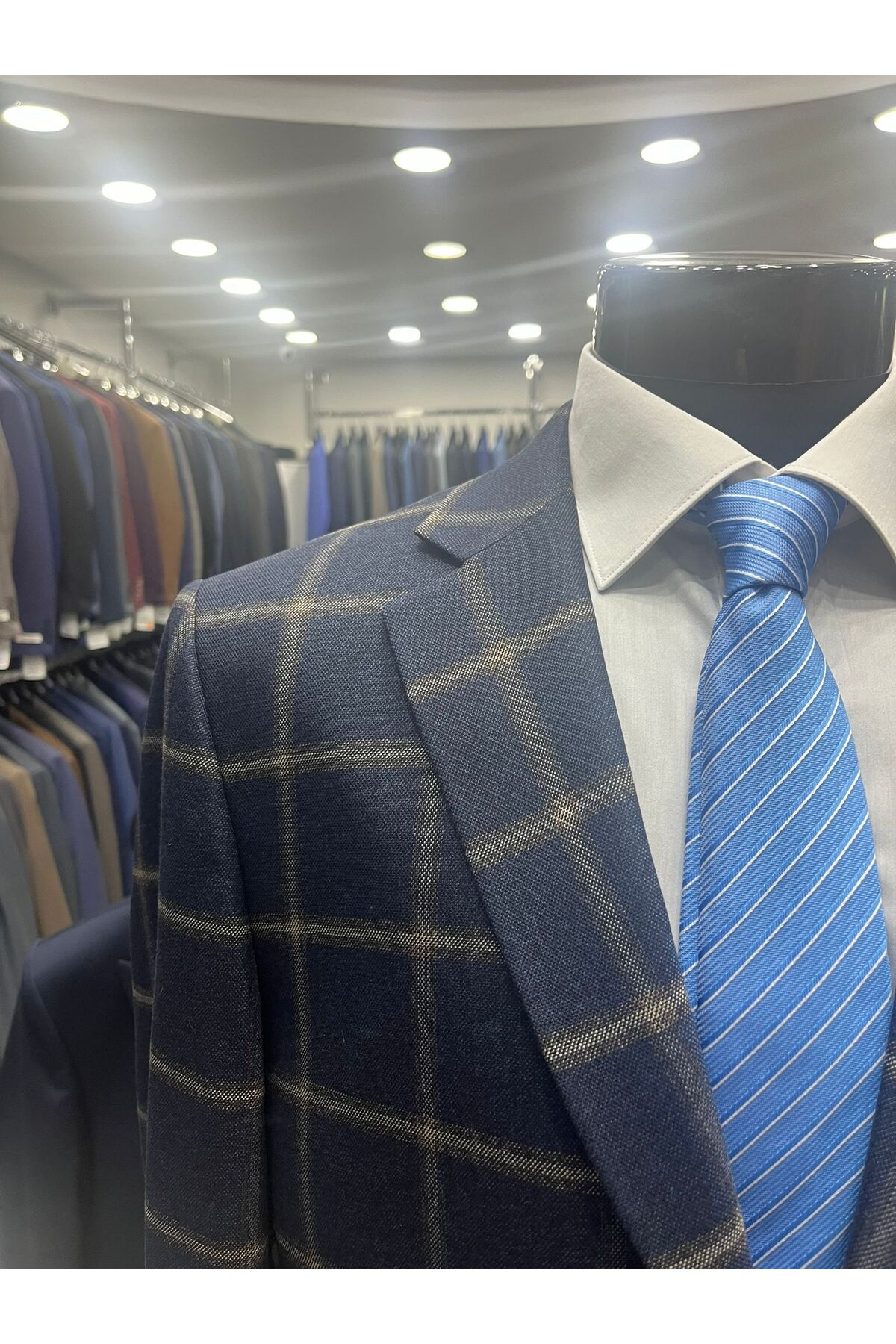 ENRICO MASAROTTI Classic Cut Personality Wool Flannel Single Jacket ...