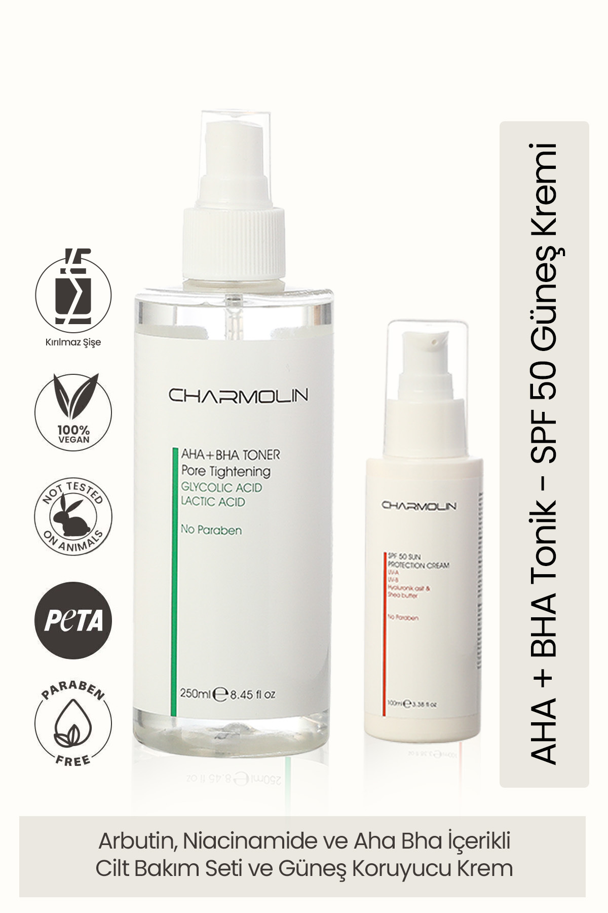 CHARMOLİN Charmolin Arbutin , Niacinamide Ve Aha Bha Içerikli Cilt ...