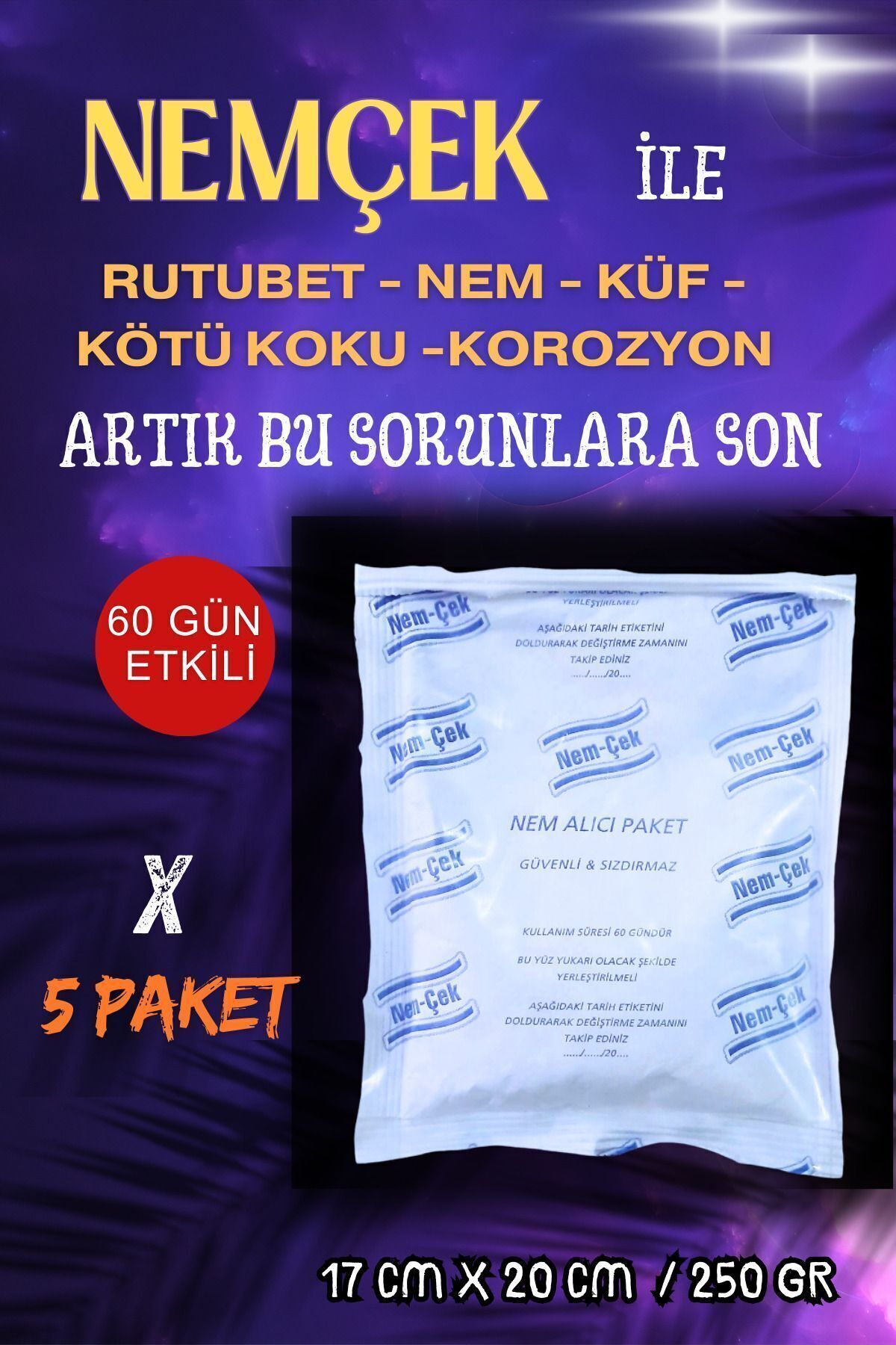 nemtut Bazalara Nemçek Nem Alıcı Tutucu Rutubet Giderici Önleyici ...