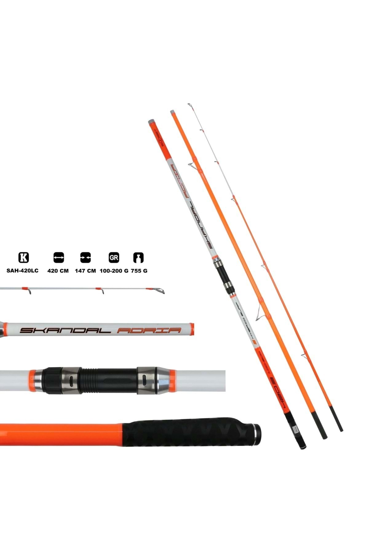 Sunset Skandal Adria Hybrid 420 Lc Surf Kamışı 100-200 G Fiyatı ...