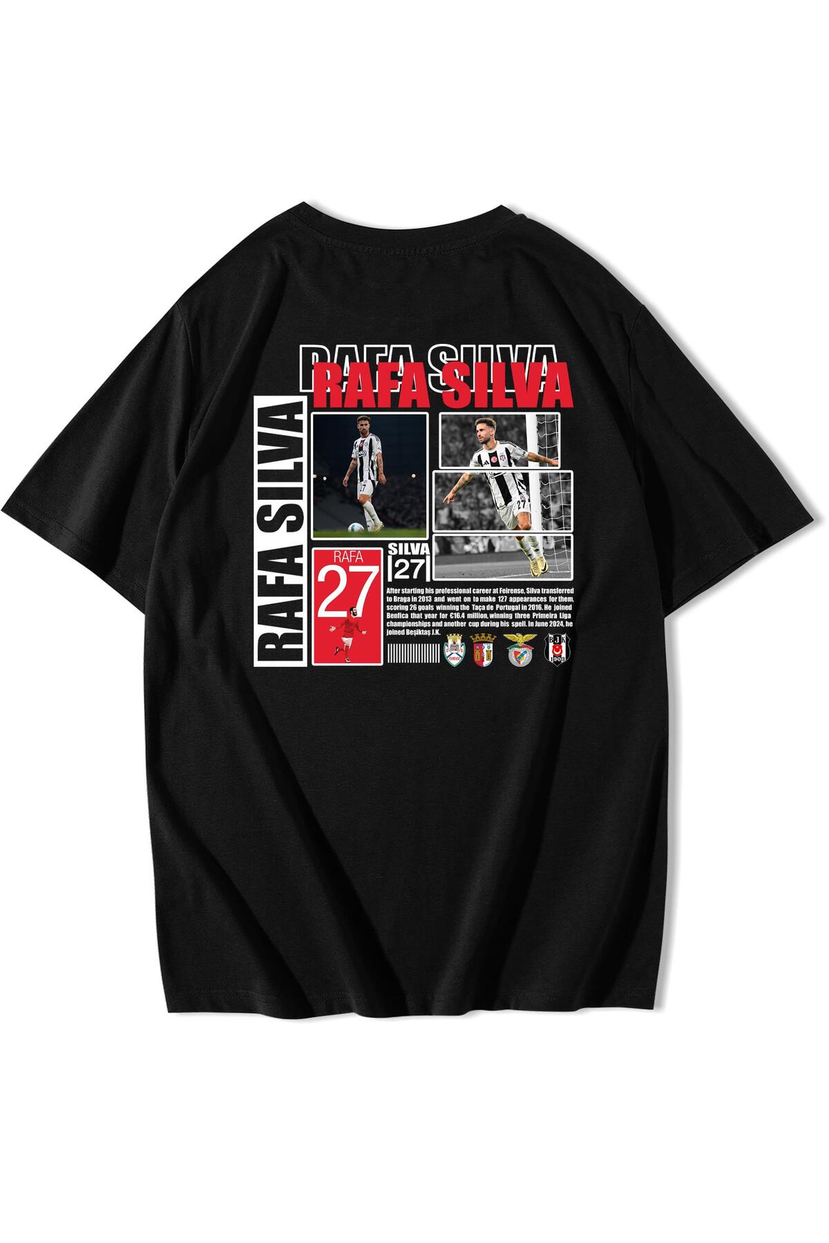 BRZ COLLECTION Unisex Oversize Rafa Silva T-shirt - Fiyatı, Yorumları