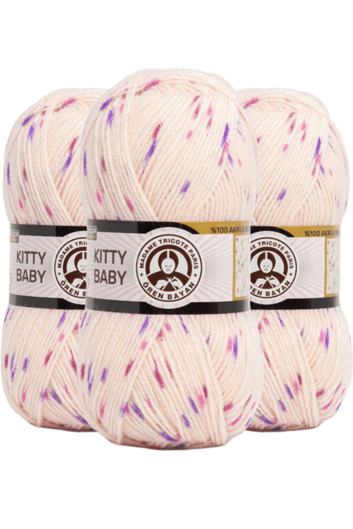 Ören Bayan Kitty Baby El Örgü Ipi 100 Gr. 373 3 Adet - Fiyatı, Yorumları