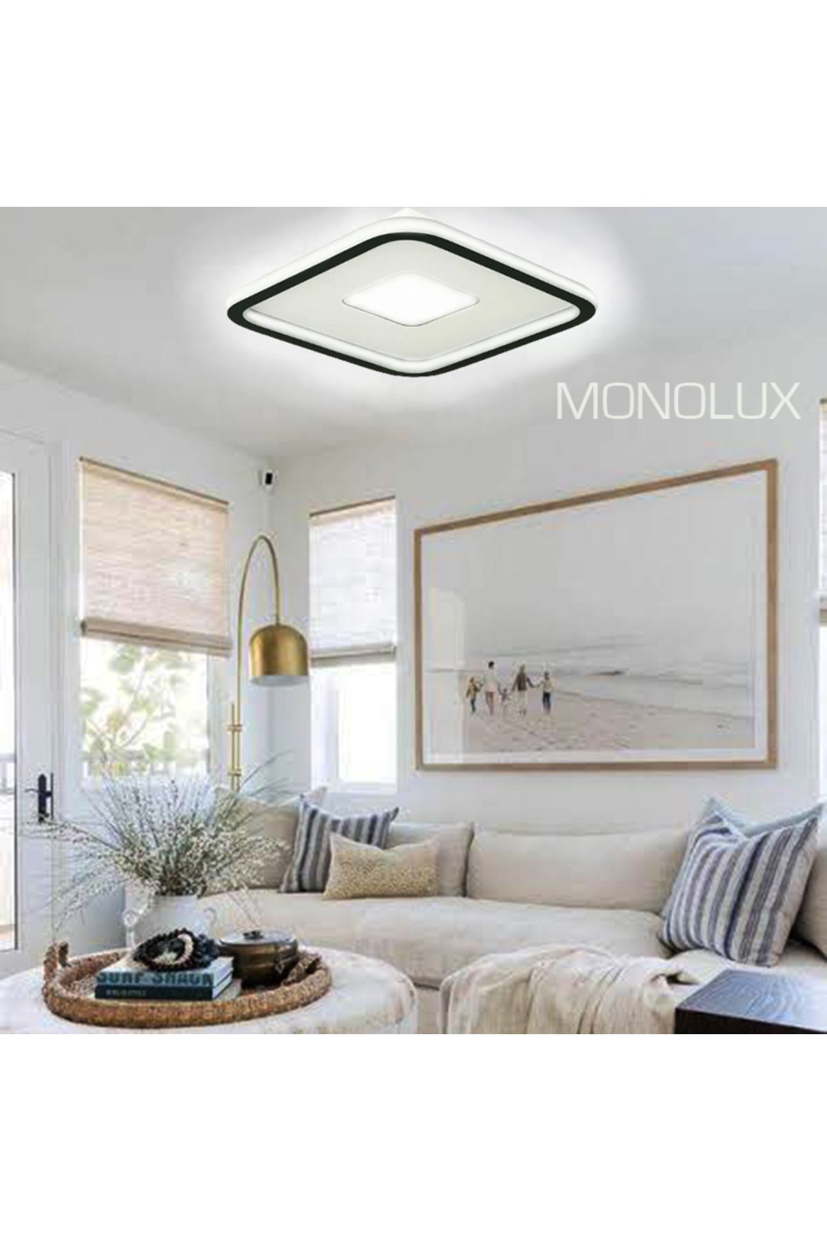 Monolux 80*80cm Led Avize Plafonyer Işık:4000K Doğal Beyaz Fiyatı ...