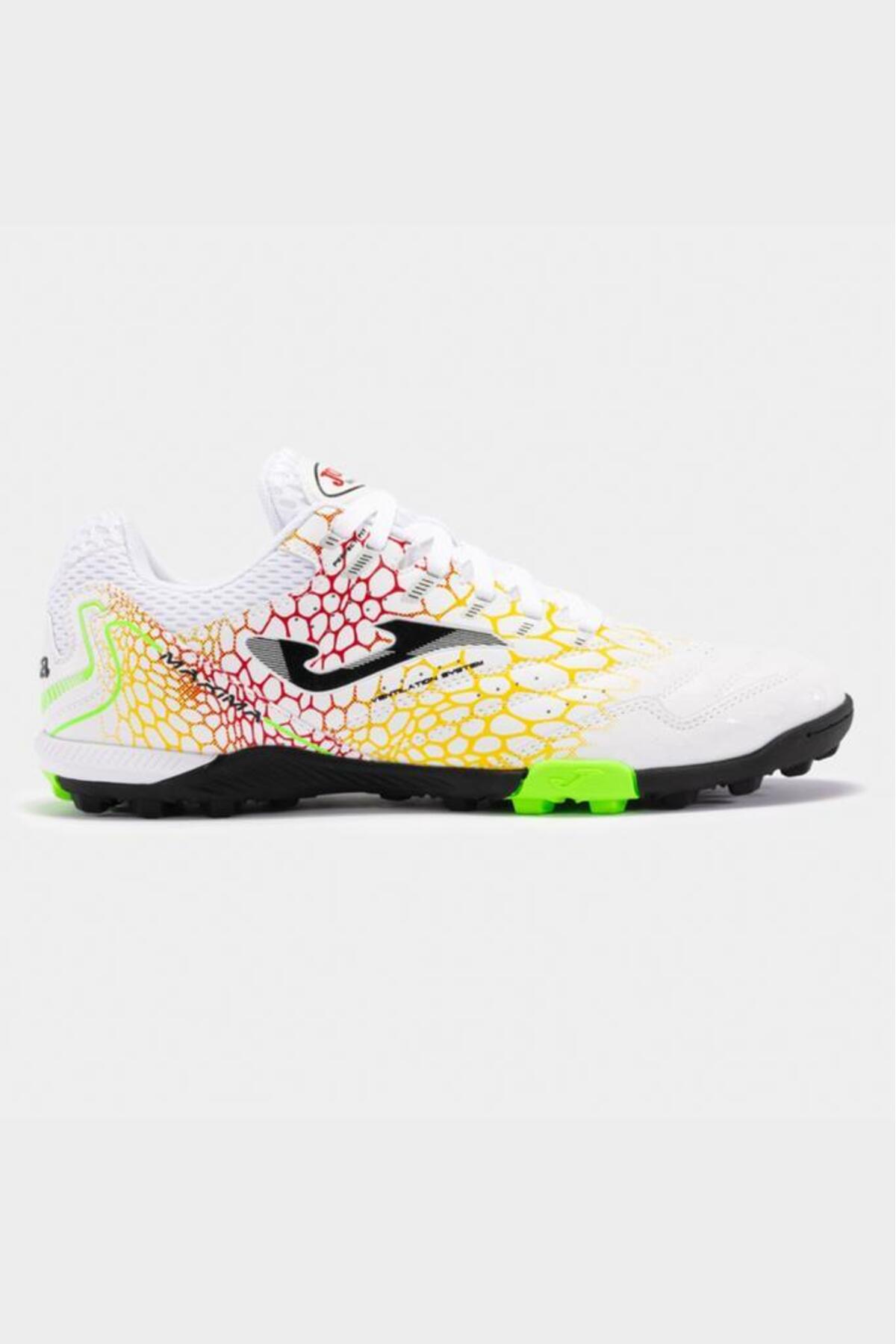 Joma Maxima 2442 Maxw2442tf Beyaz & Neon Yeşil Erkek Halı Saha Ayakkabı ...