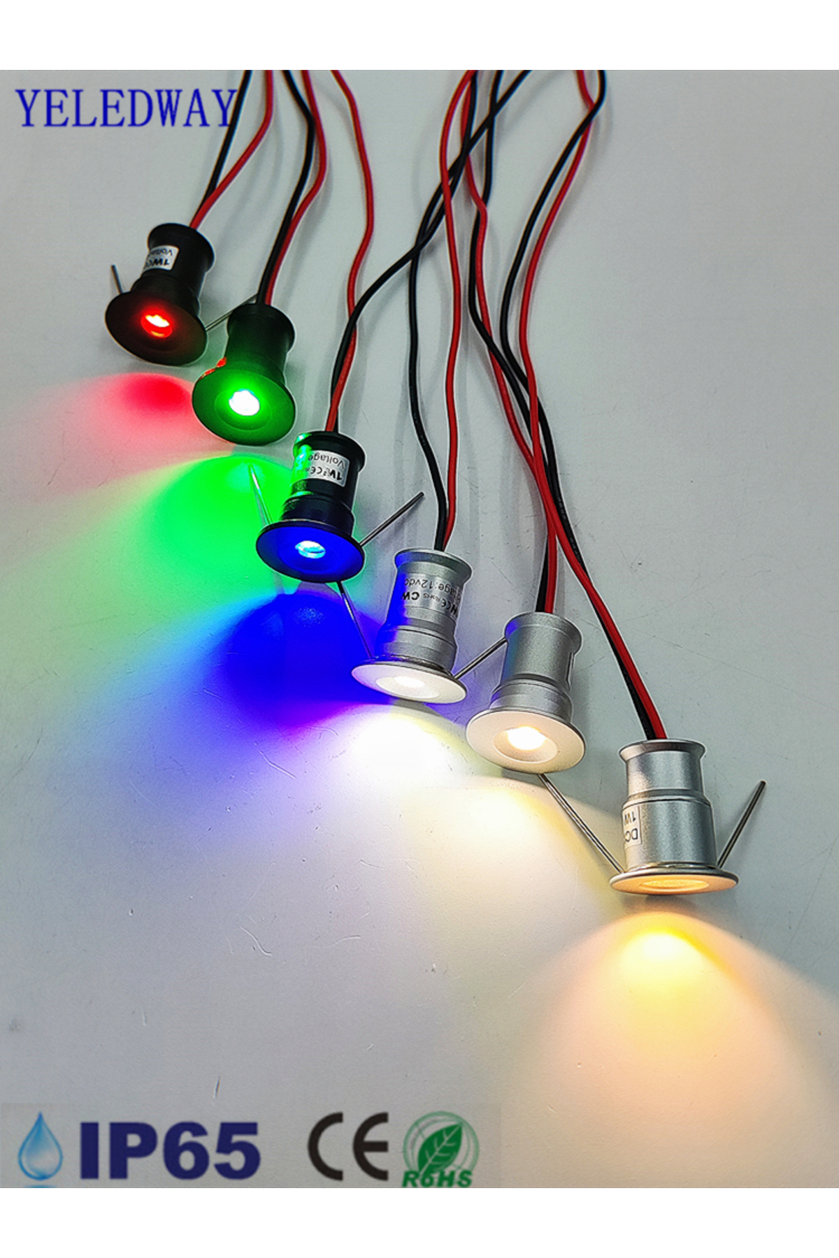 Choice 9 led lamps 30D Black shell 3000K Warm white Mini LED 12V ...