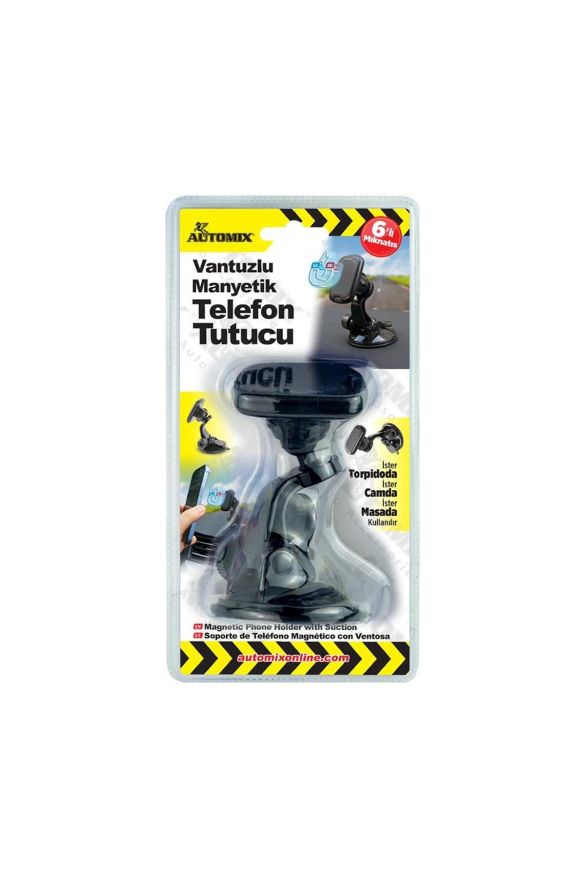 Automix Vantuzlu Manyetik Telefon Tutucu - Fiyatı, Yorumları