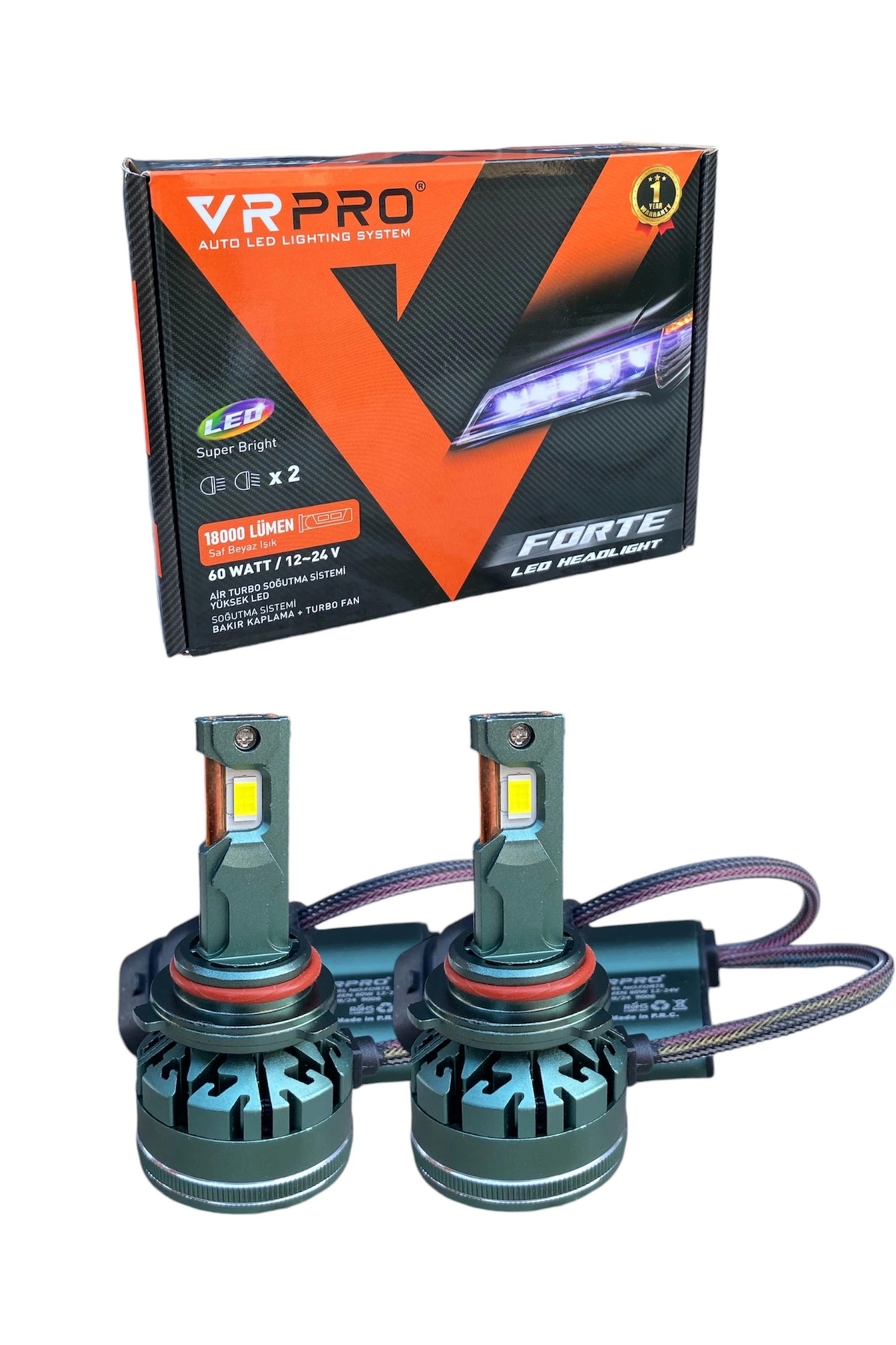 E.K.Tuning VR PRO FORTE 9006 LED FAR AMPULU - Fiyatı, Yorumları