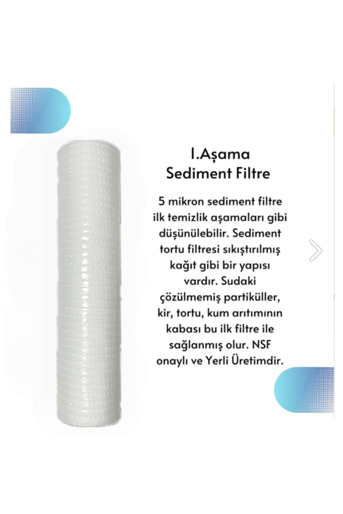 Water planet filter technology Açık kasa uyumlu su arıtma filtre seti 3 ...