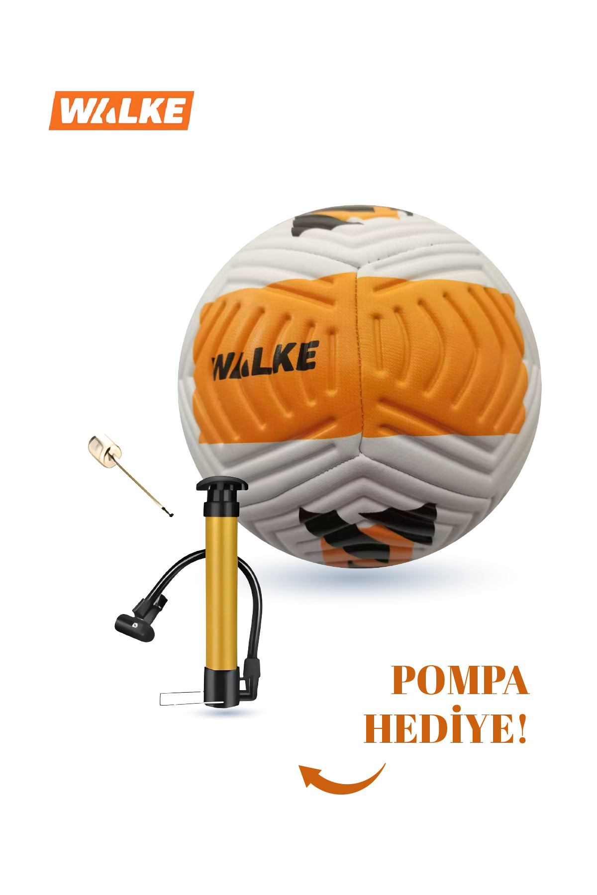 Walke 5 Numara Futbol Topu Pompa Hediyeli Turuncu Fiyatı, Yorumları ...