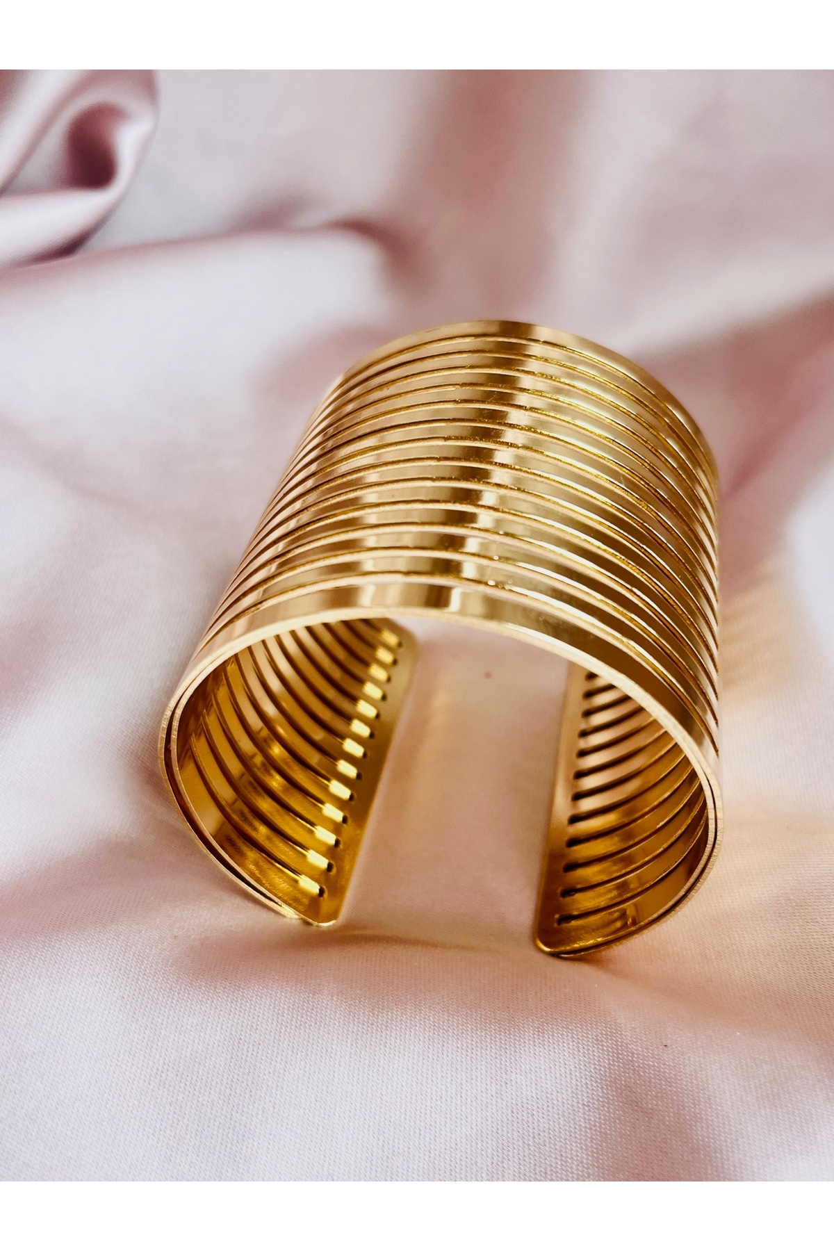 COCOSH TAKI Gold renk modern tasarım kelepçe çoklu bileklik Fiyatı ...