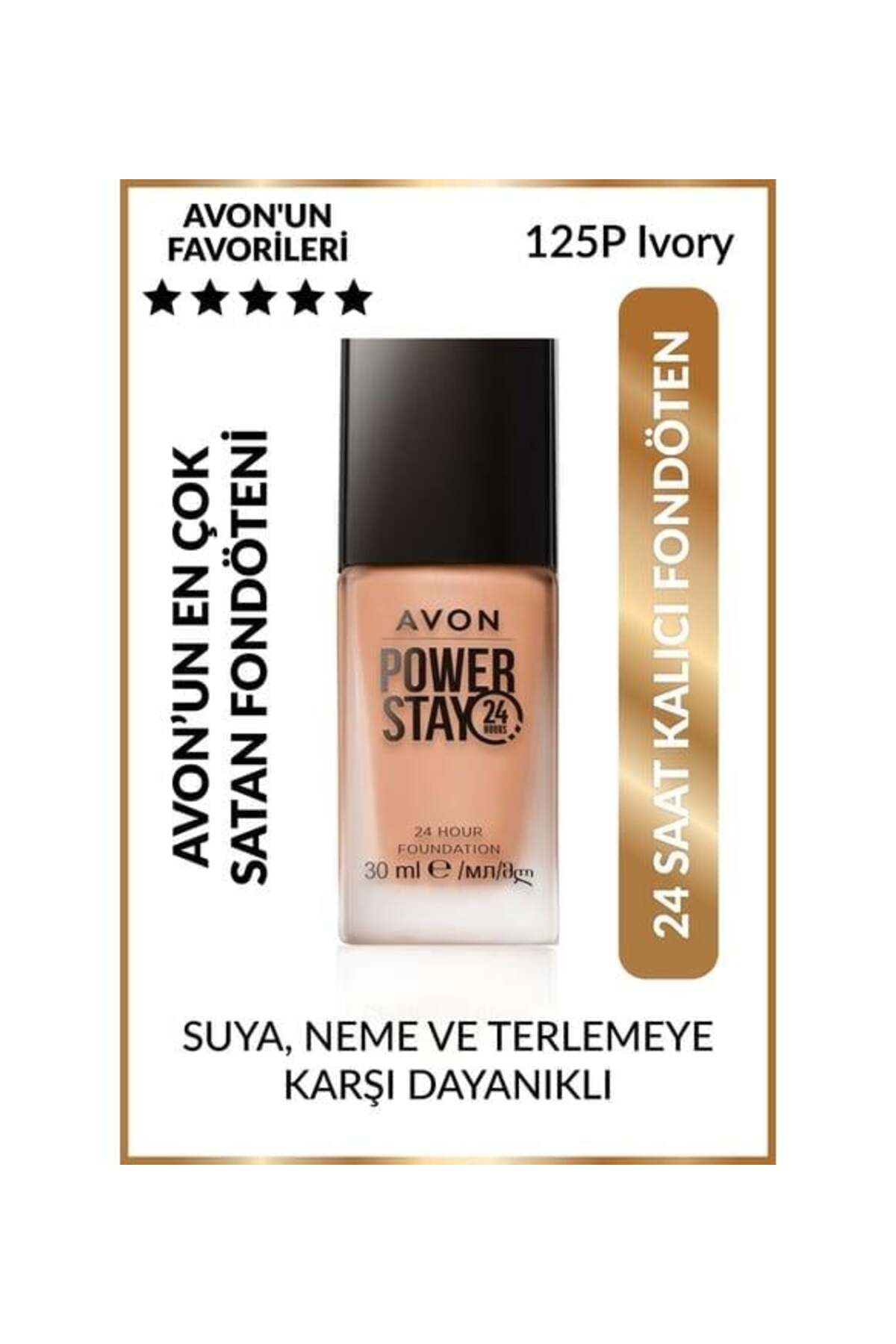 Avon Power Stay Mat Fondöten 30ml. 215p Ivory Fiyatı, Yorumları - Trendyol