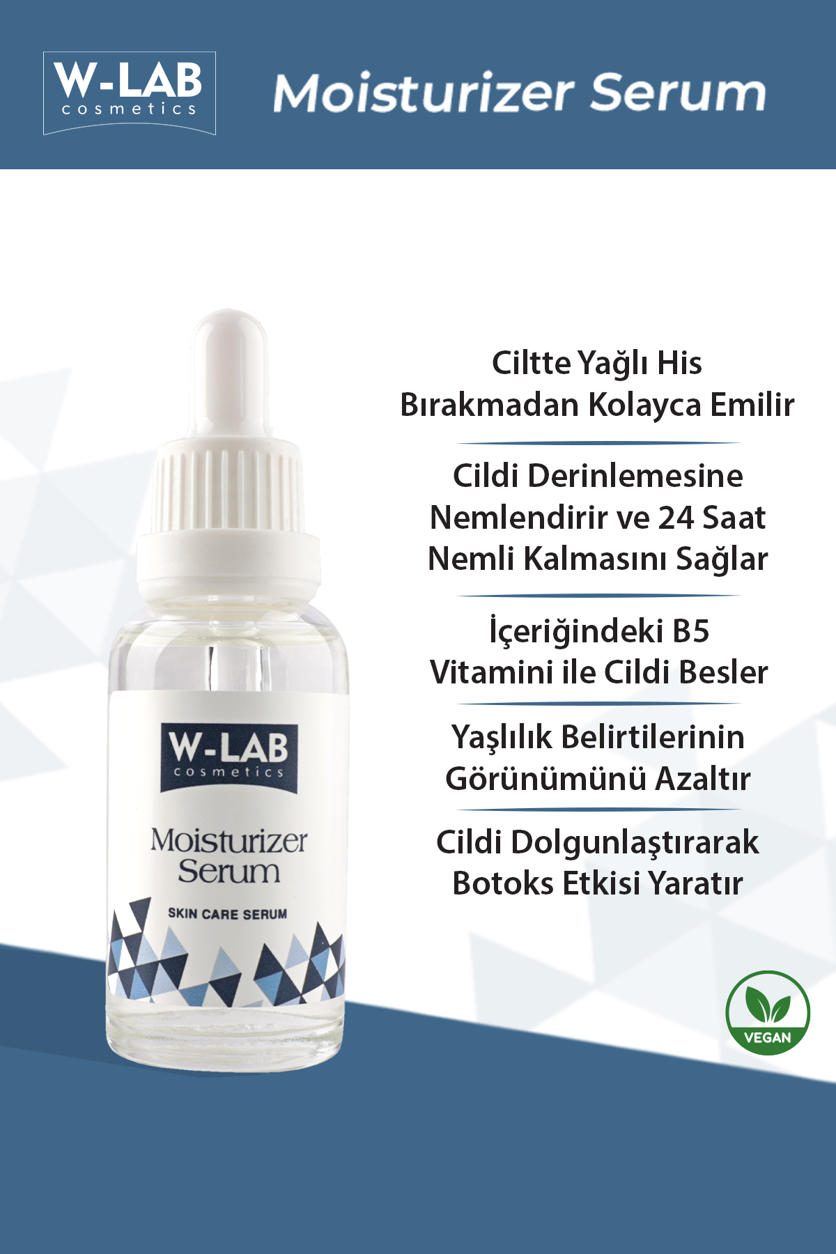 W-Lab Kozmetik Moisturizer Serum 30 ml Fiyatı, Yorumları - Trendyol