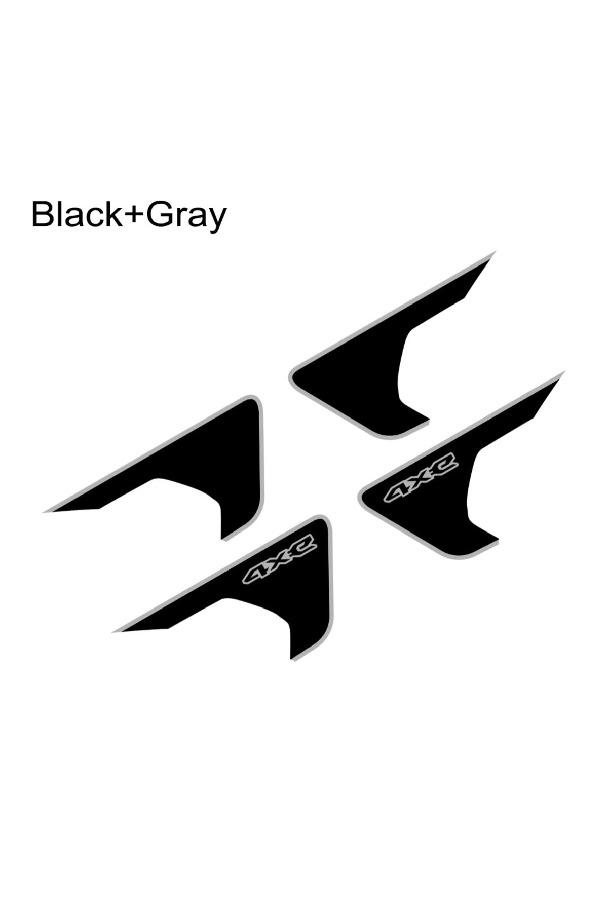 Choice Car Fender Side Vent Stickers 4xe Letter Stripe Graphic Vinyl ...