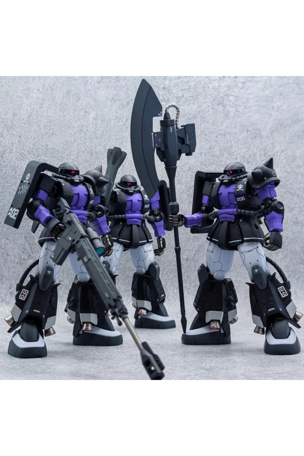 Choice Gaogao Zaku Ms-06R-1A Assembly Model Action Model Kit Hg 1/144 ...