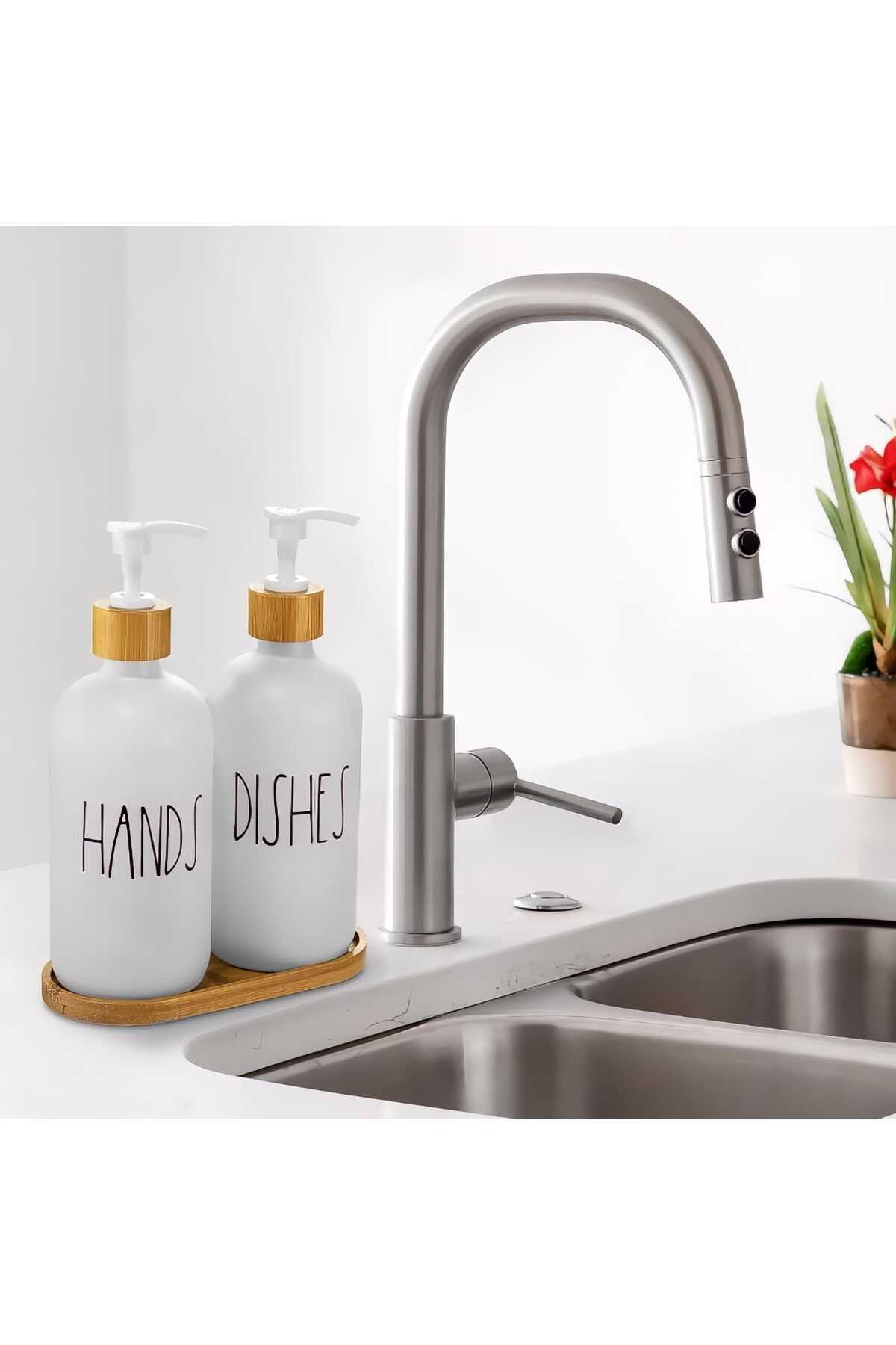 MEHAY HOME 2'Lİ RENKLİ BANYO SIVI SABUNLUK-MUTFAK SABUNLUK 500-ML ...