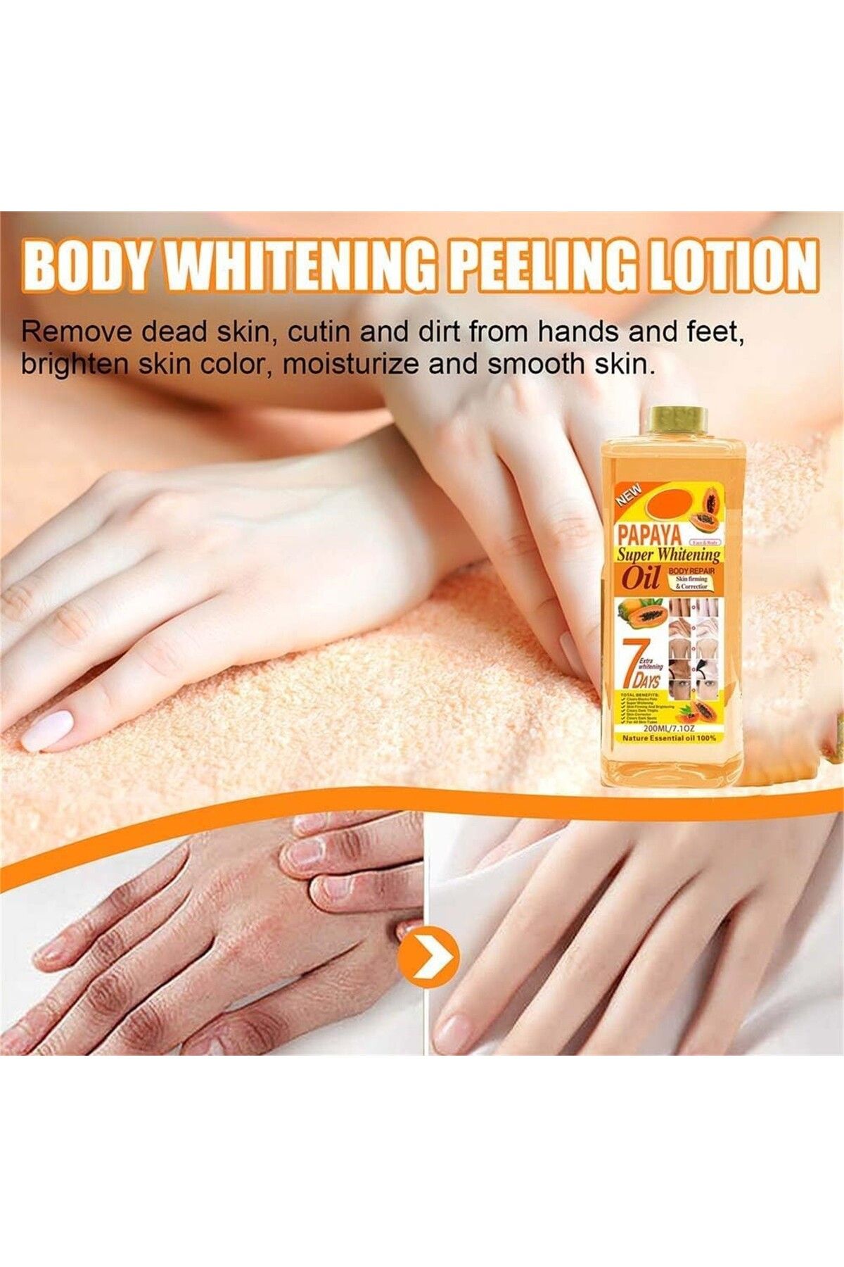 Choice Papaya Oil Essential Oil Moisturizing Body Oil Care Body Massage Moisturizing Repair Skin Suitabl. Trendyol