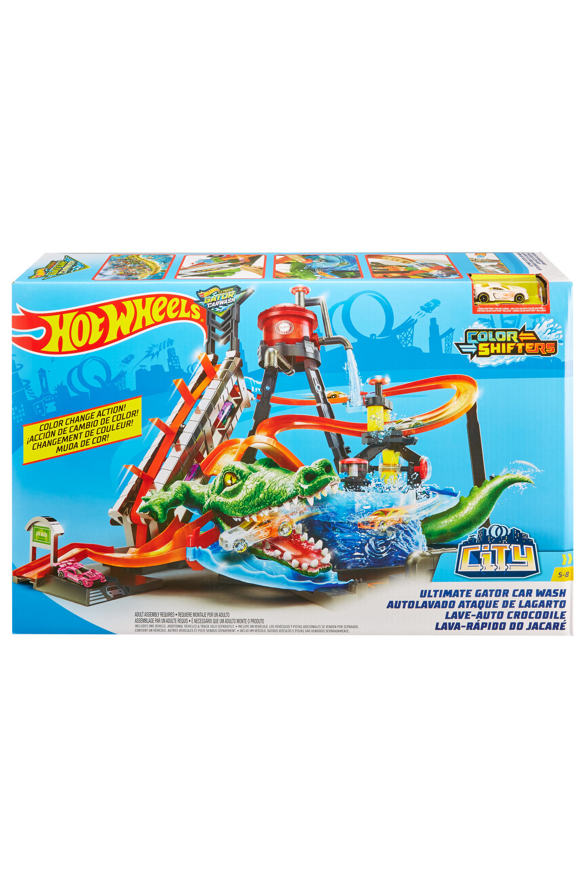 HOT WHEELS Color Shifters Ultimate Gator Car Wash Playset - Fiyatı ...