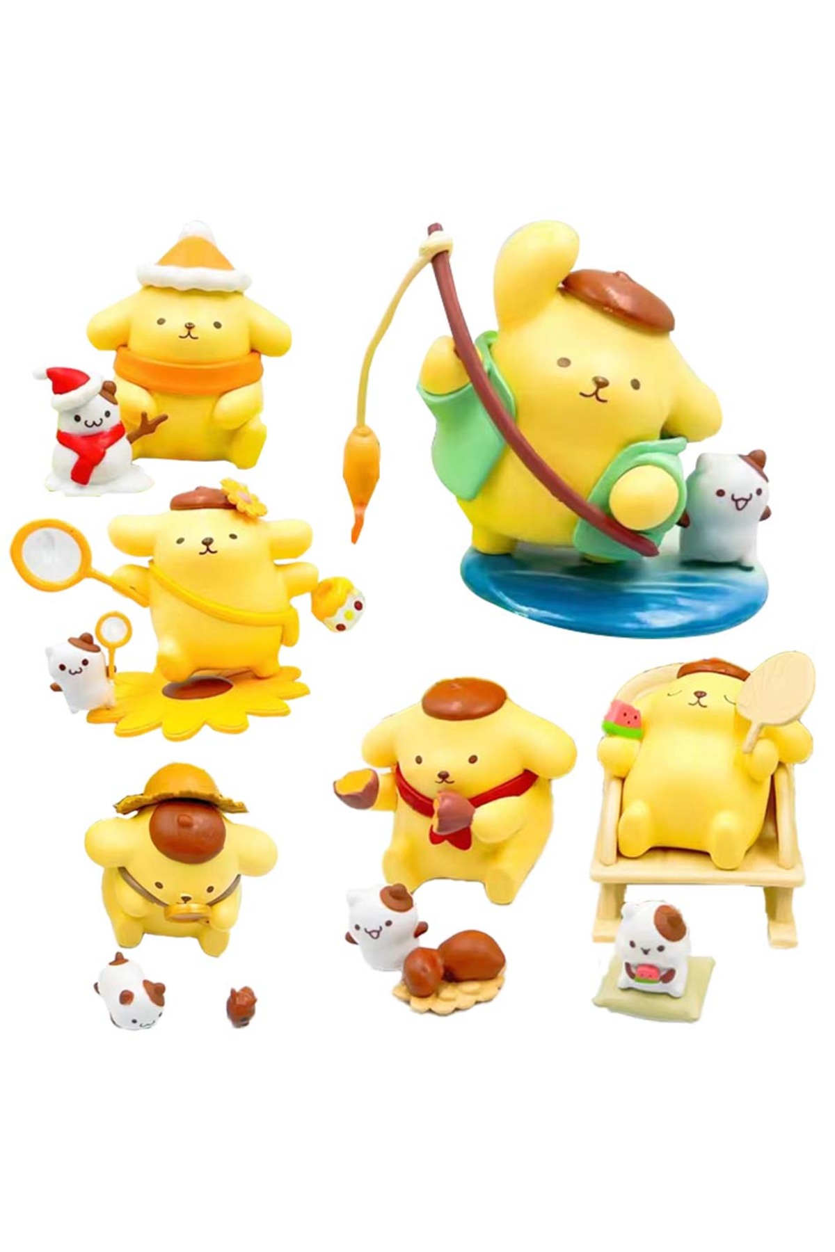 Miniso Genuine Miniso Pacha dog figure Purin Childhood Seasons Series ...