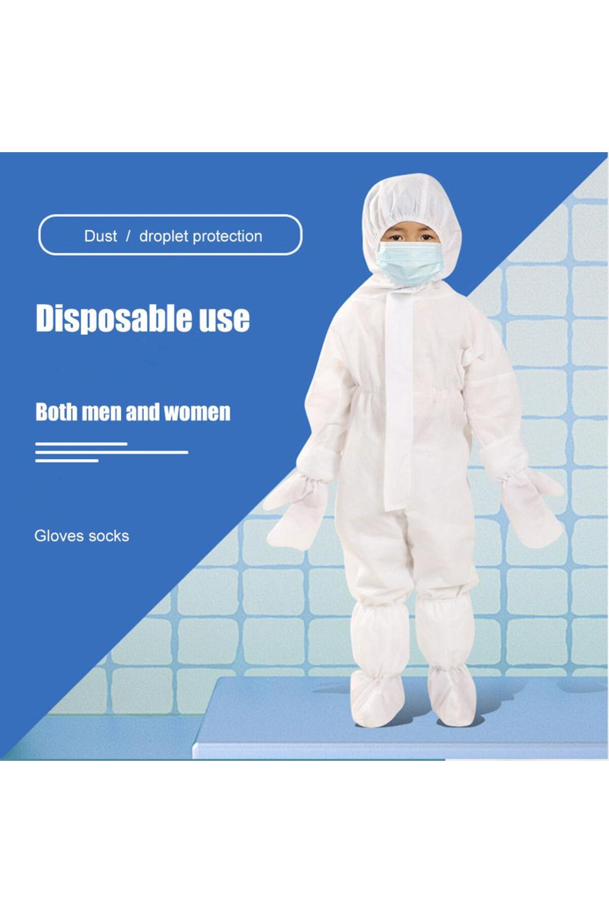 Choice Kids Disposable Protective Isolation Overall Suit with Hood ...