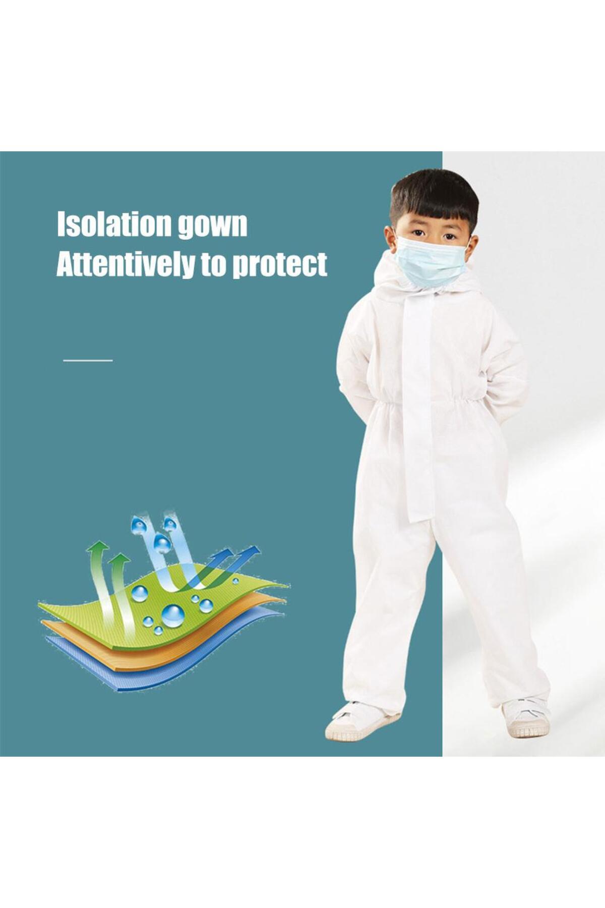 Choice Kids Disposable Protective Isolation Overall Suit with Hood ...