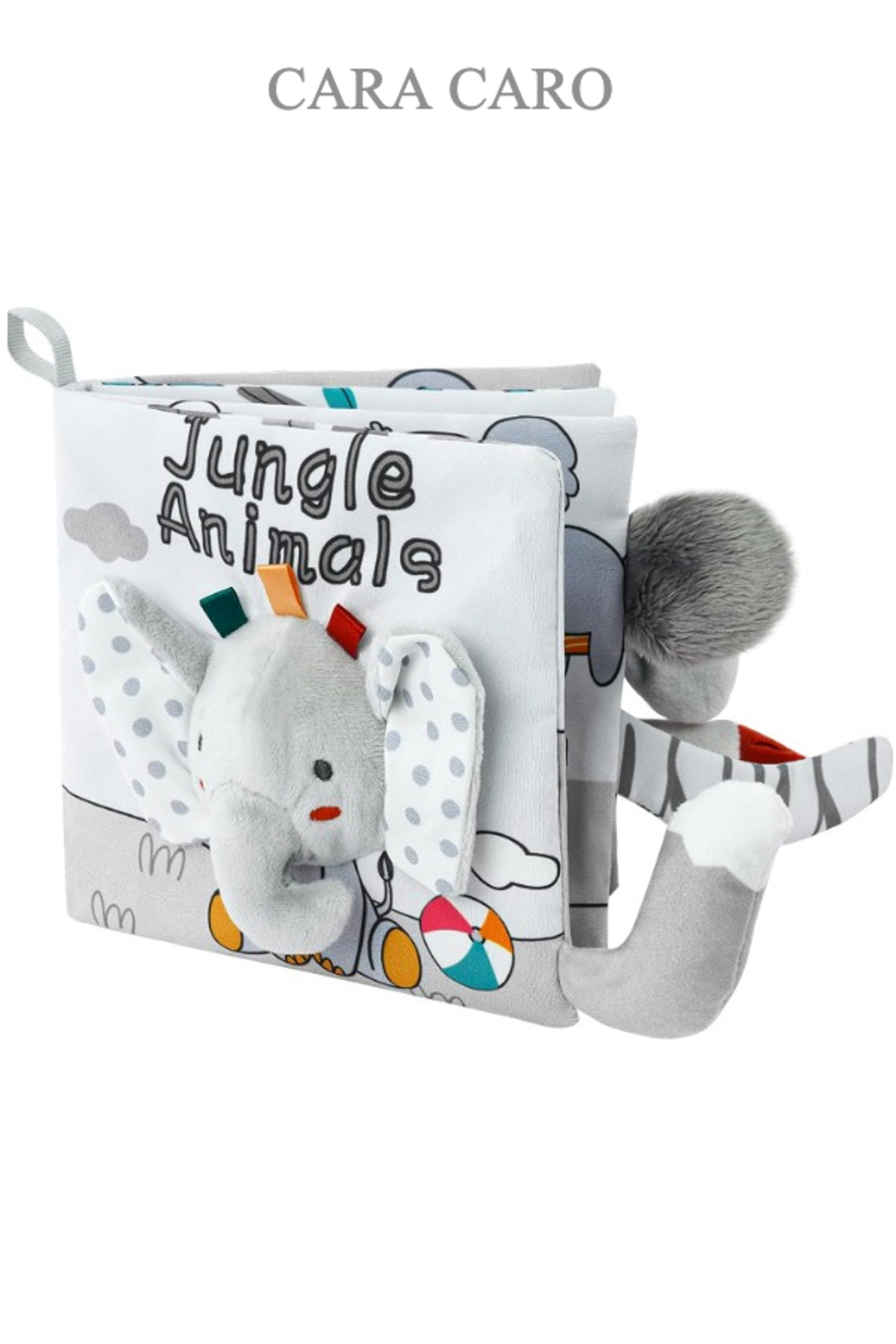 CARA CARO 3D Yıkanabilir Bez Kitap Yumuşak Oyuncak Bebek Bez Kitaplar ...