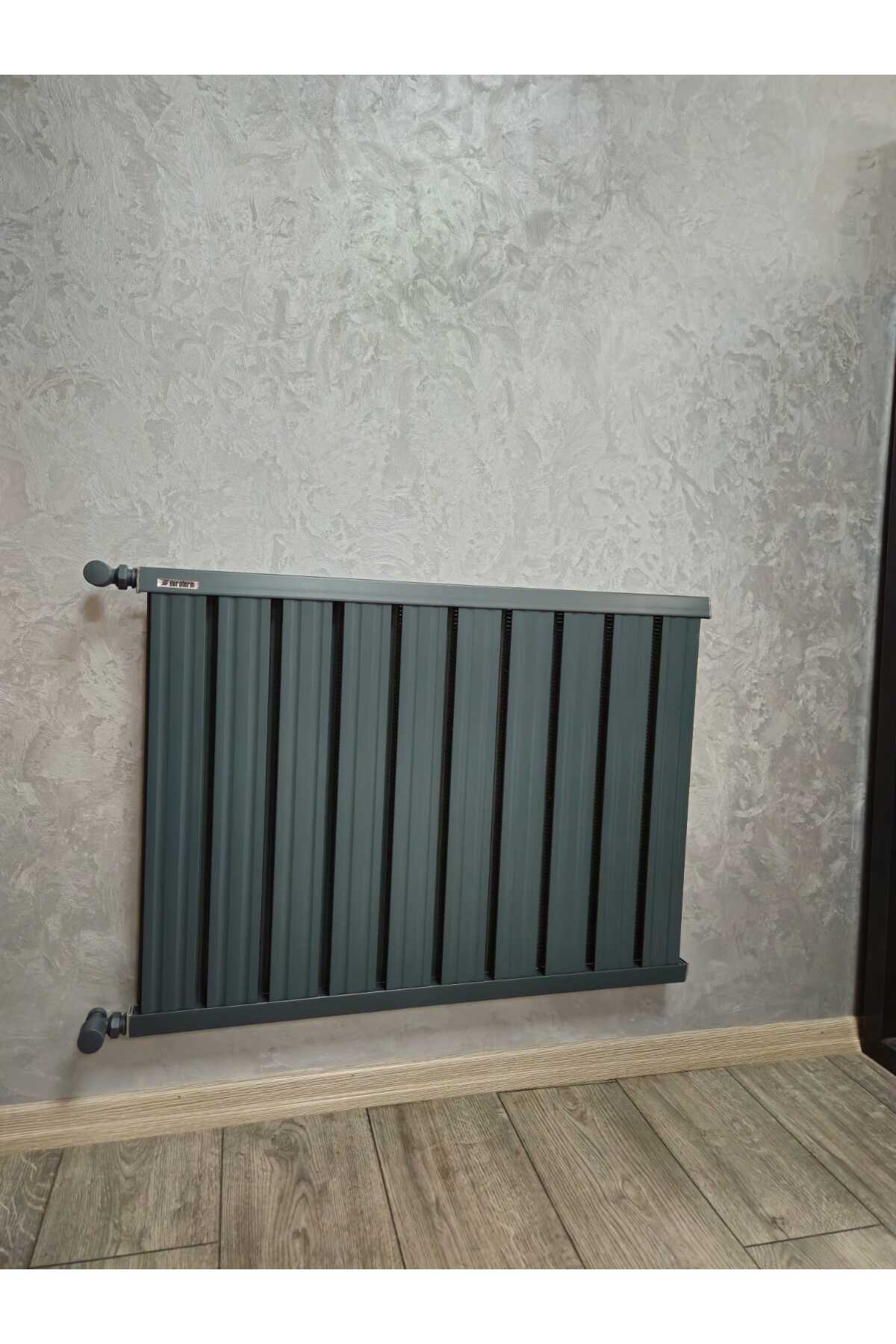 ALURAD Alüminyum Panel Radyatör Klasik 450X16 Ral 7016 Antrasit Gri ...