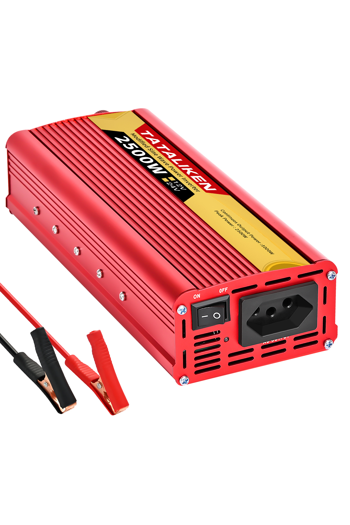 TATALIKEN Brazil Socket Power Inverter 600W/1500W/2000W/2500W DC 12V ...