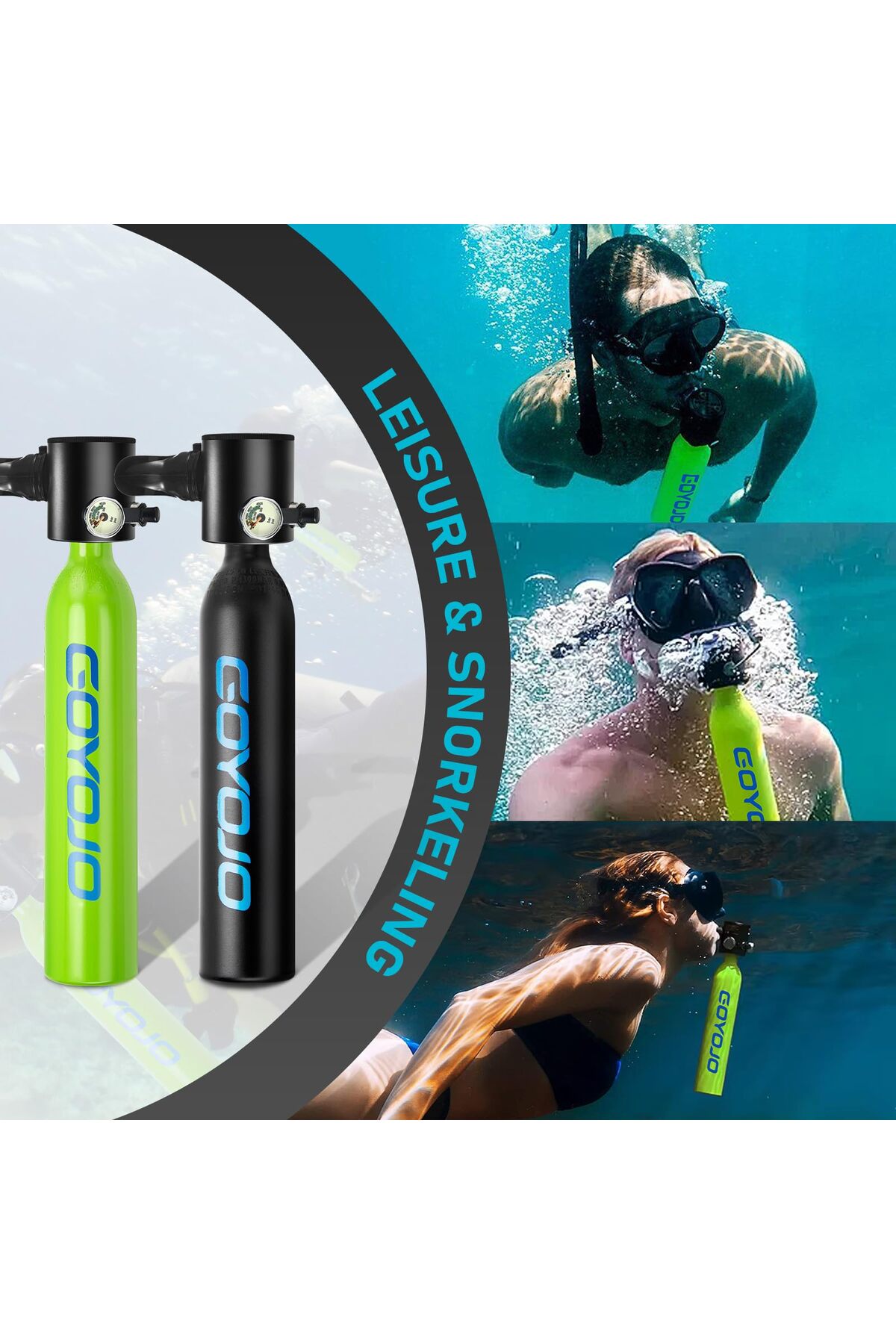 Underwater Scuba Diving Kit 0.5L Mini Dive Diving Underwater Breath ...