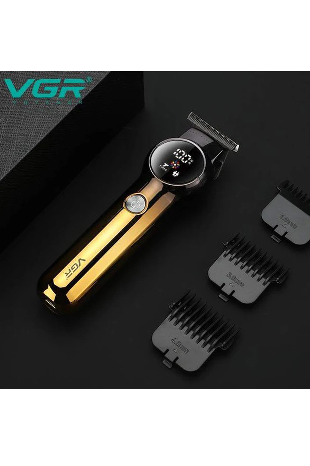 meltobe V-989 Profesyonel Pil Göstergesi, Turbo Fonksiyonu, Erkek Yüz ve Vücut Tıraş Makinesi ...