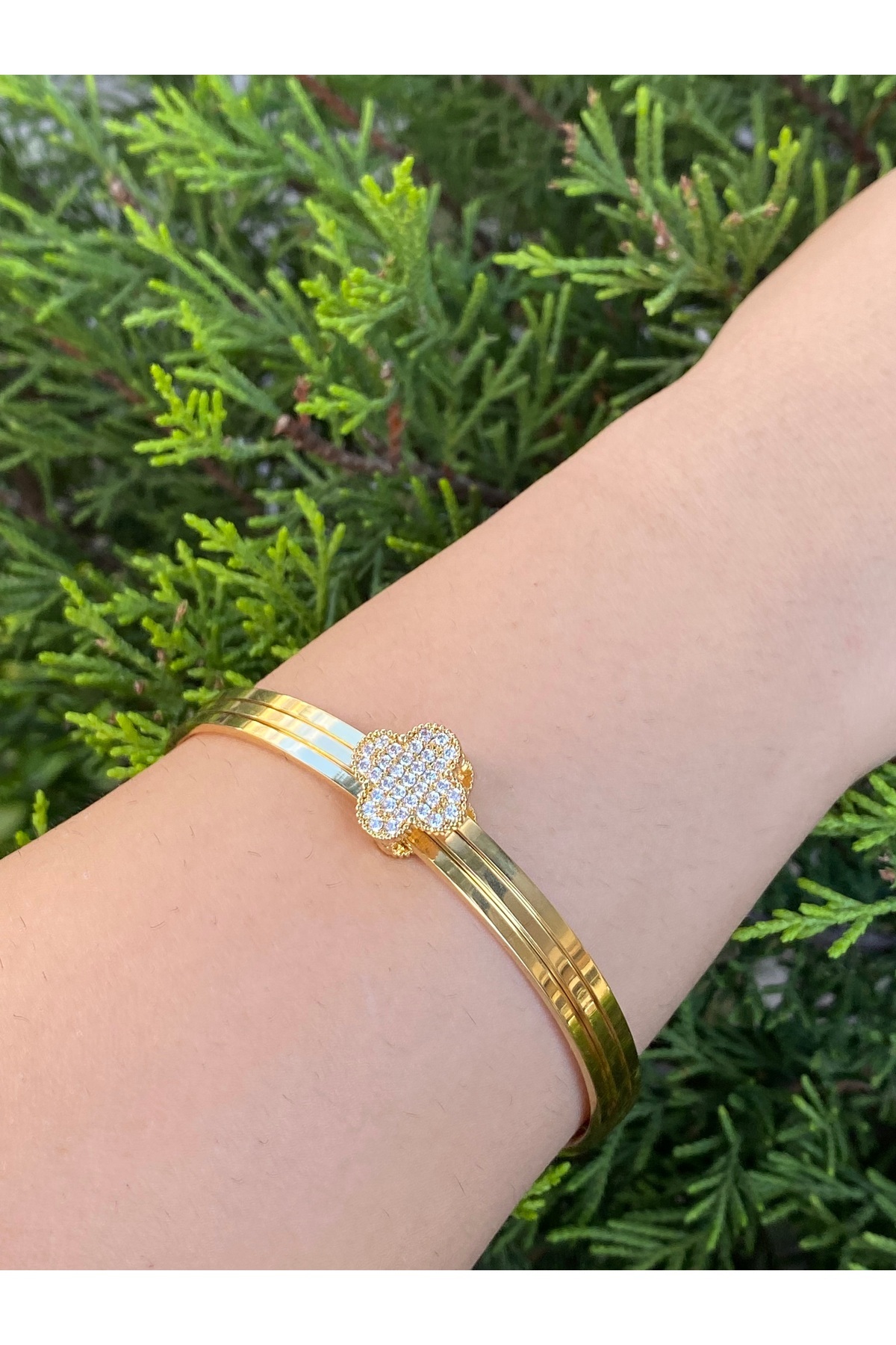 rosshine Ajda Bilezik Uyumlu Çelik Charm Nazarlı Kalp Model (BİLEZİK ...