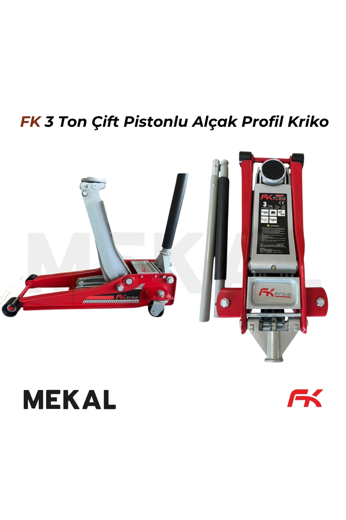 FK Friko 3 Ton Alçak Şase Arabalı Kriko - Fiyatı, Yorumları