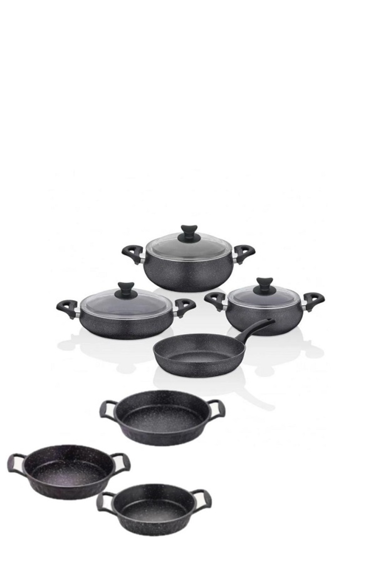 Taç Taç Mastercook Tombik 10 Parça Tencere ve Sahan Seti Fiyatı ...