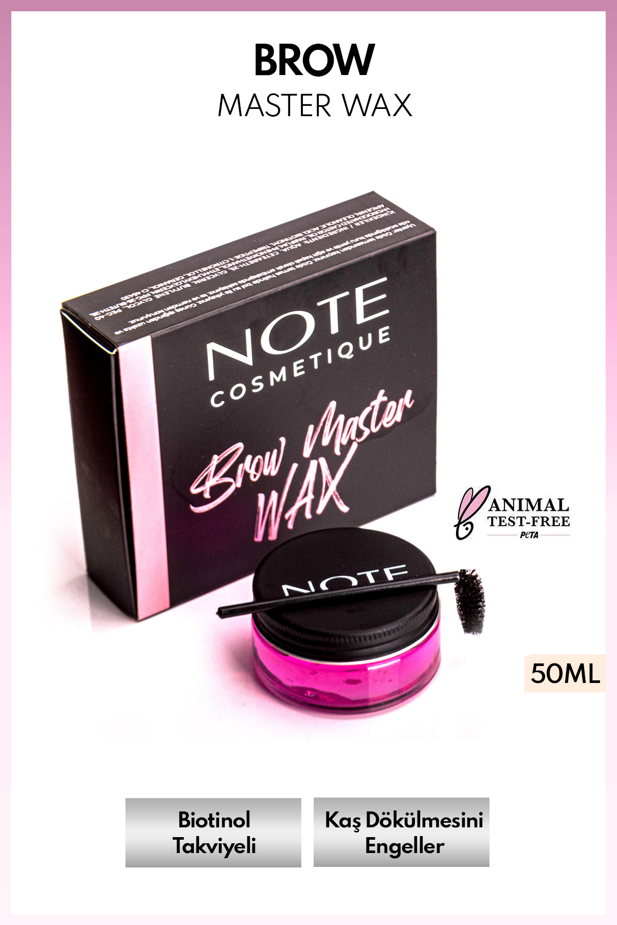 Note Cosmetics Brow Master Kaş Sabitleyici Ve Şekillendirici Wax ...