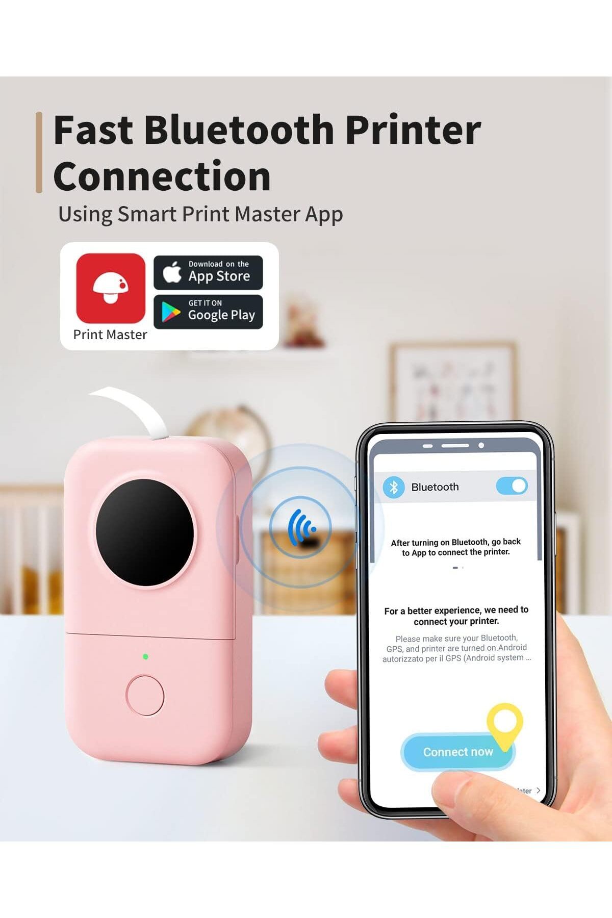 Phomemo D30 Etiket Makinesi Pembe, Kablosuz Taşınabilir Termal Bluetooth - Usb Şarjlı ( Türkiye ...