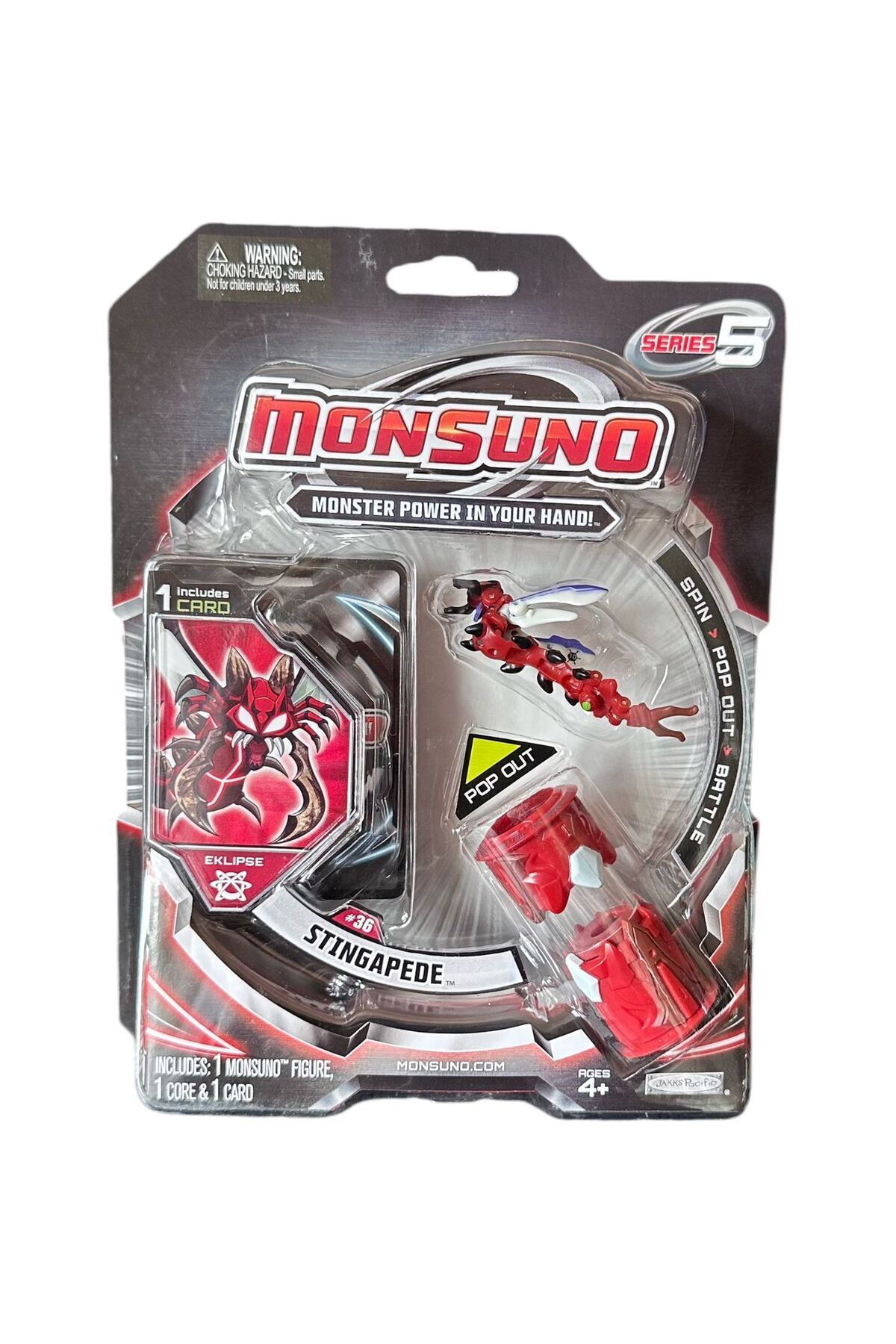 Monsuno Orijinal Monsuno Figür Stingapede 1 Figür,1 Kart,1 Fırlatıcı ...