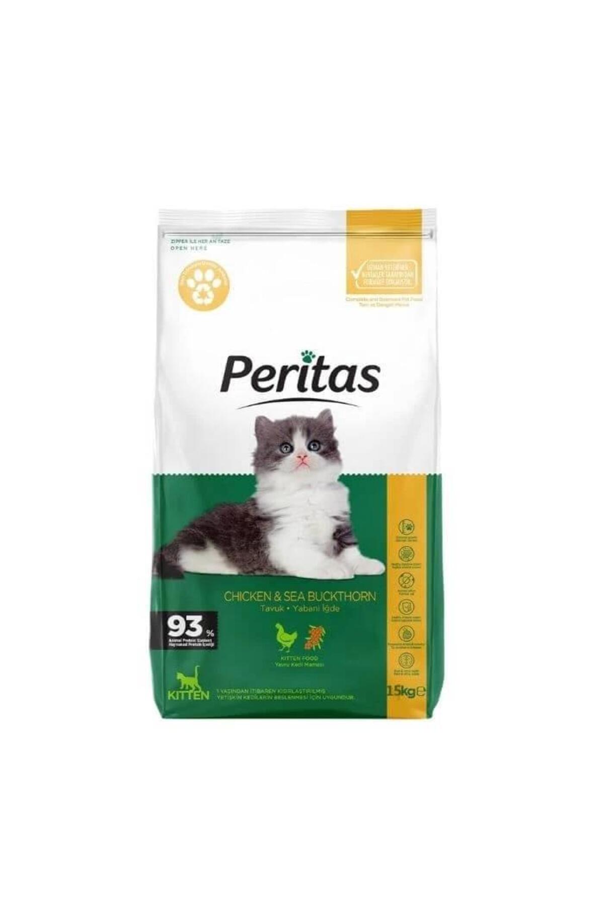 PERİTAS Peritas Tavuklu Yavru Kedi Maması (Sağlıklı Büyüme) 15 Kg ...