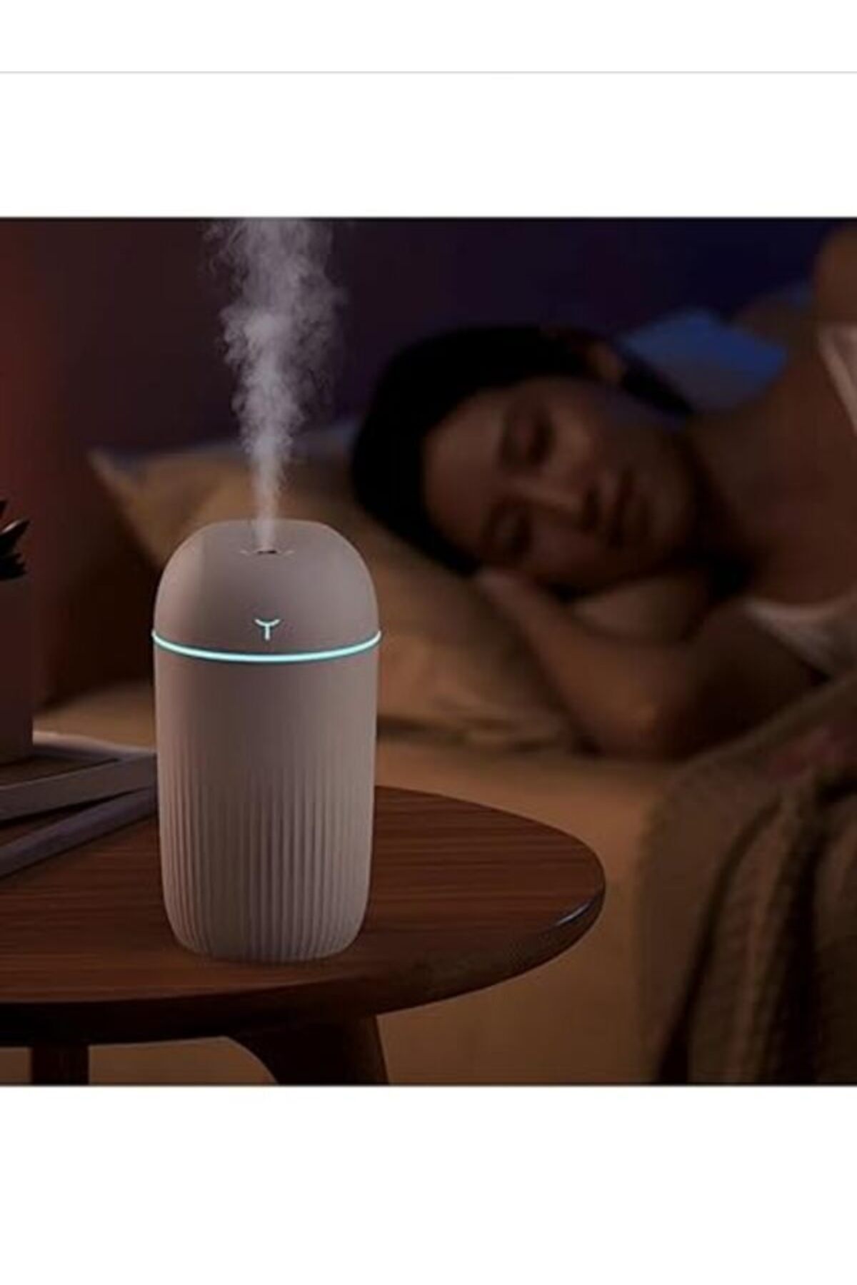 AVİGO LED Işıklı Hava Nemlendirici Aromatik Buharlı Oda Kokusu Difüzörü Ultrasonik Buharlık ...