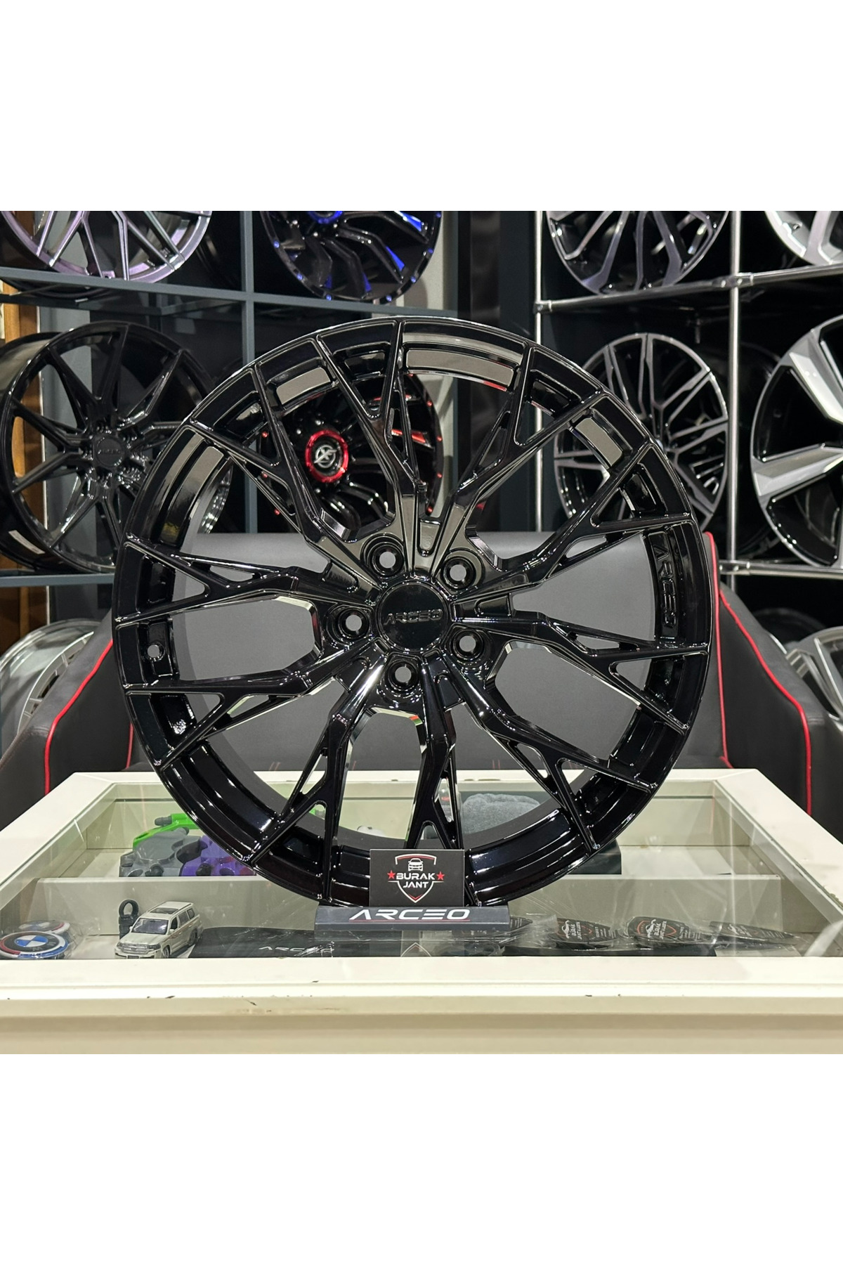 Arceo 19 İNÇ 5X112 ARCEO ROMA PİANO BLACK ÖN/ARKA JANT MODELİ (4ADET ...