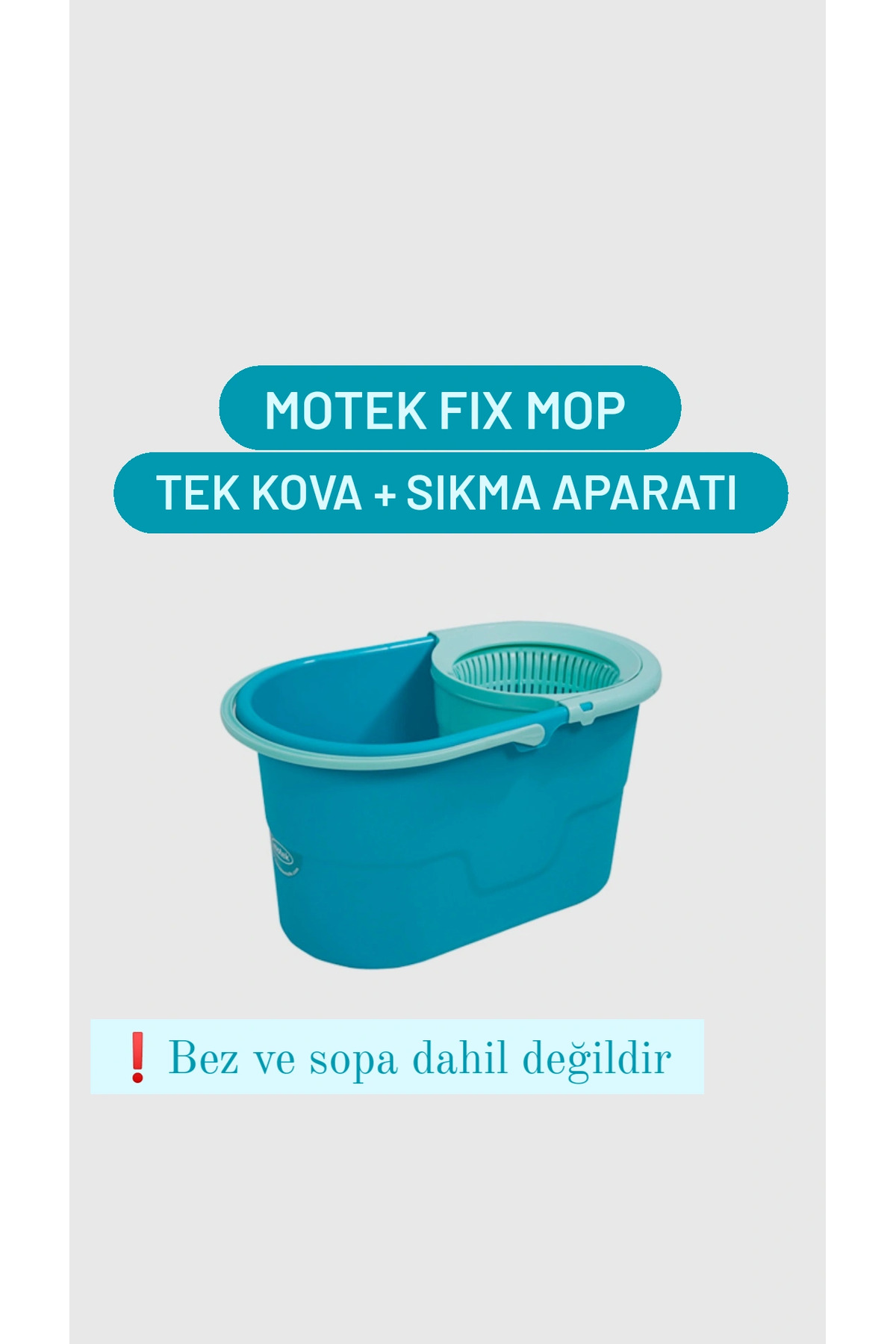 Handys Motek Fix Mop (Tek Kova + Sıkma Aparatı) Fiyatı, Yorumları - Trendyol