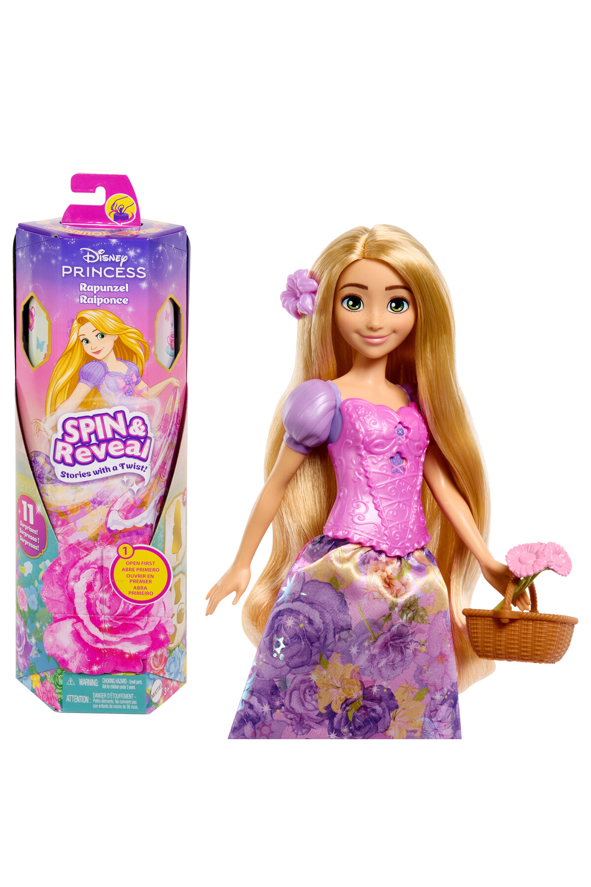 DİSNEY Disney Princess Fashion Doll Spin & Reveal Rapunzel HTV86- Trendyol