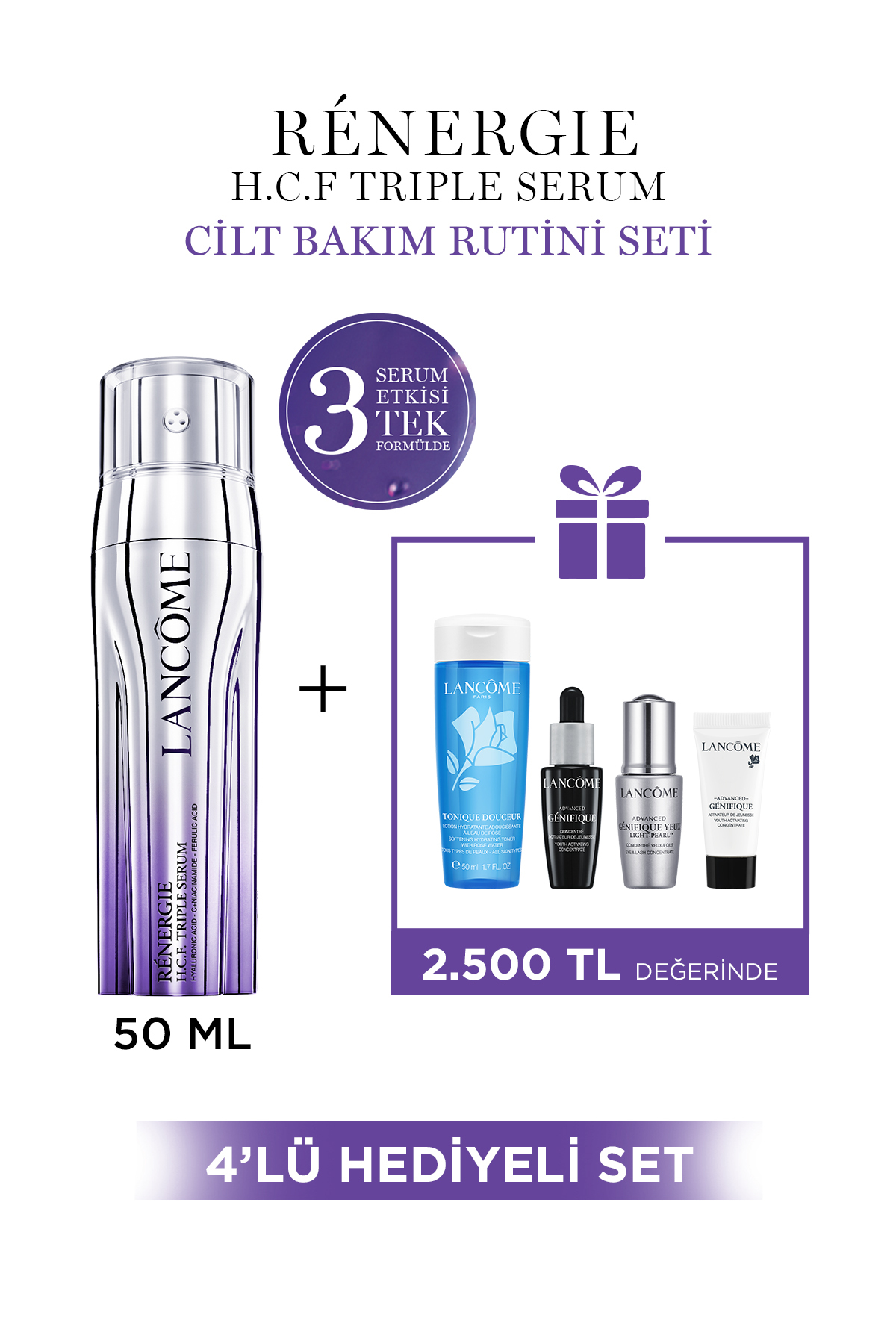 Lancome Rénergie Cilt Bakım Seti 50 Ml 7829999999057 - Fiyatı, Yorumları