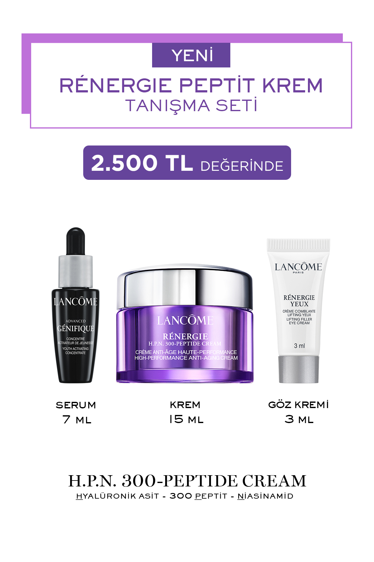 Lancome Renergie Cilt Bakım Seti 15 ml 8690595188461 Fiyatı, Yorumları - Trendyol