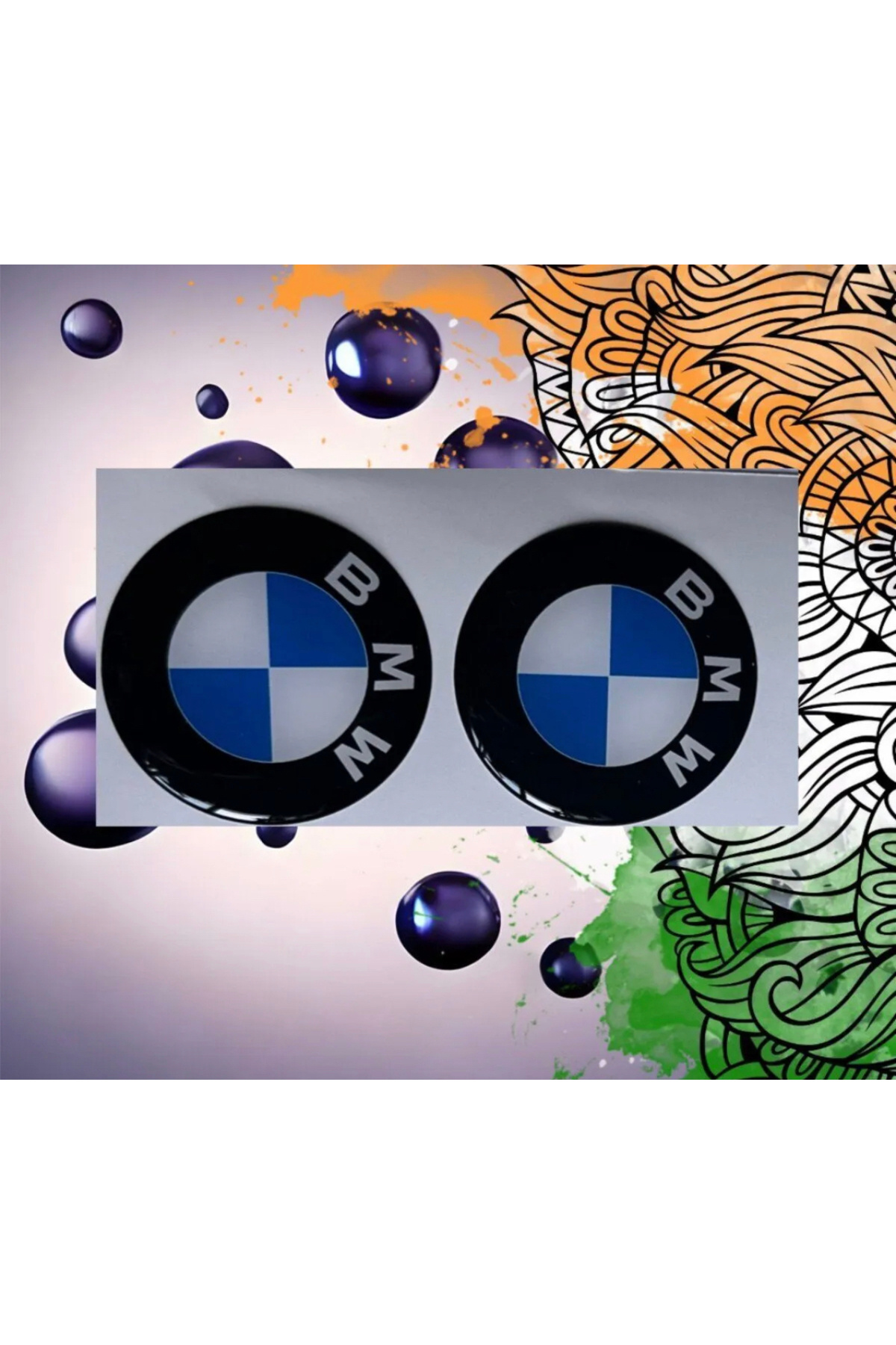 fatih sticker DAMLA STİCKER 5x5 CM 2 ADET MOTORSİKLET KASK ARAÇ ...