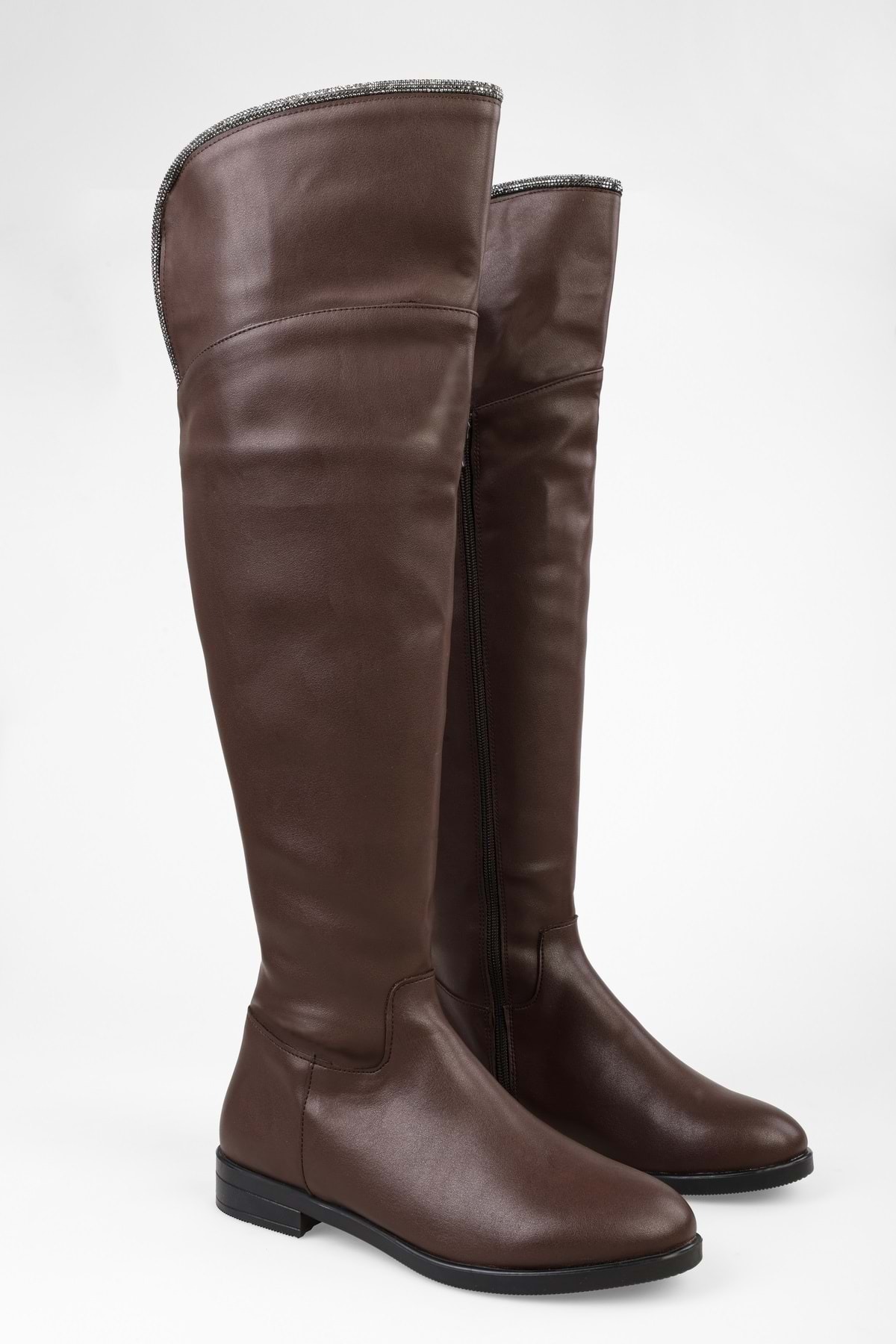 Shoeberry Kadın Toon Kahve Cilt Çizme Fiyatı, Yorumları - Trendyol