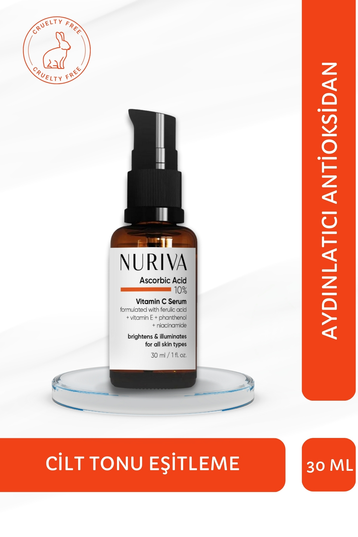 NURIVA Aydınlatıcı Ve Cilt Tonu Eşitleyici C Vitamini SerumFiyatı ...