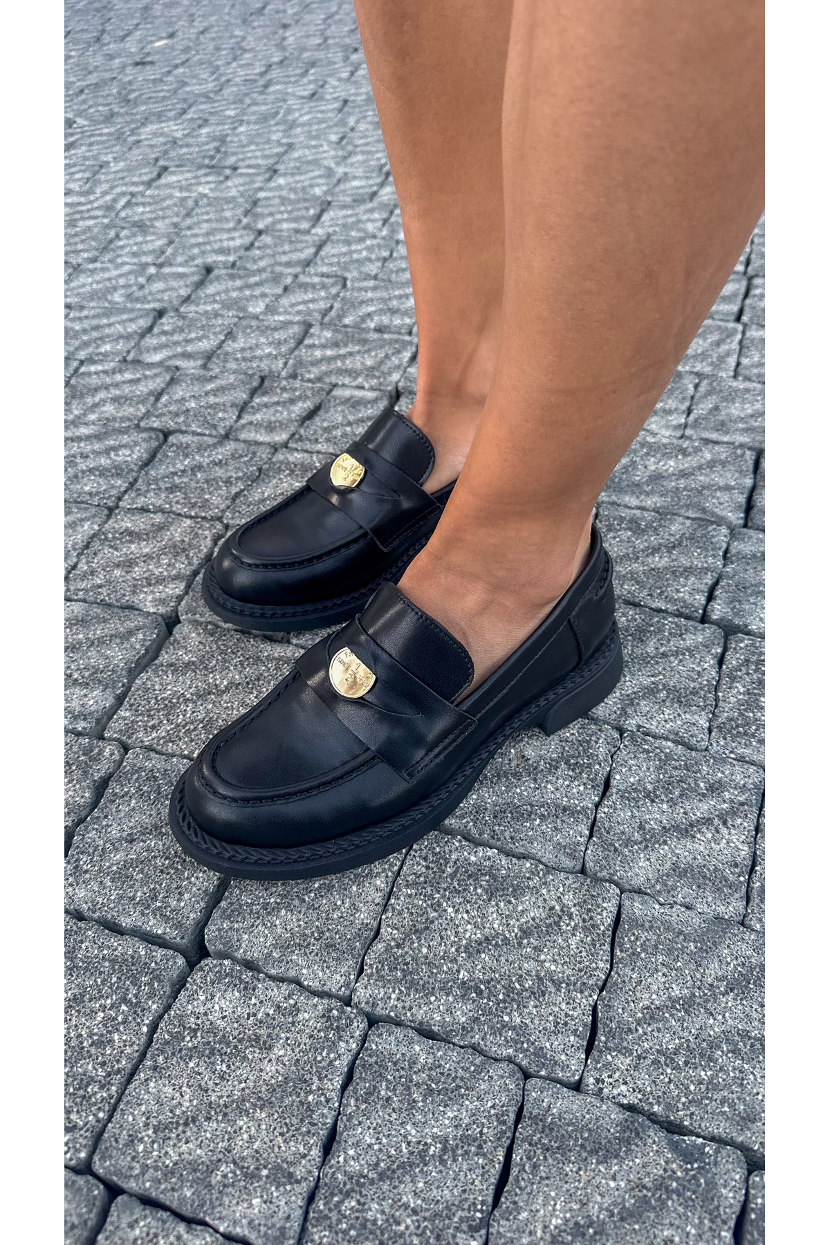 SİBA SHOES Lydia Hakiki Deri Siyah Kadın Loafer - Fiyatı, Yorumları