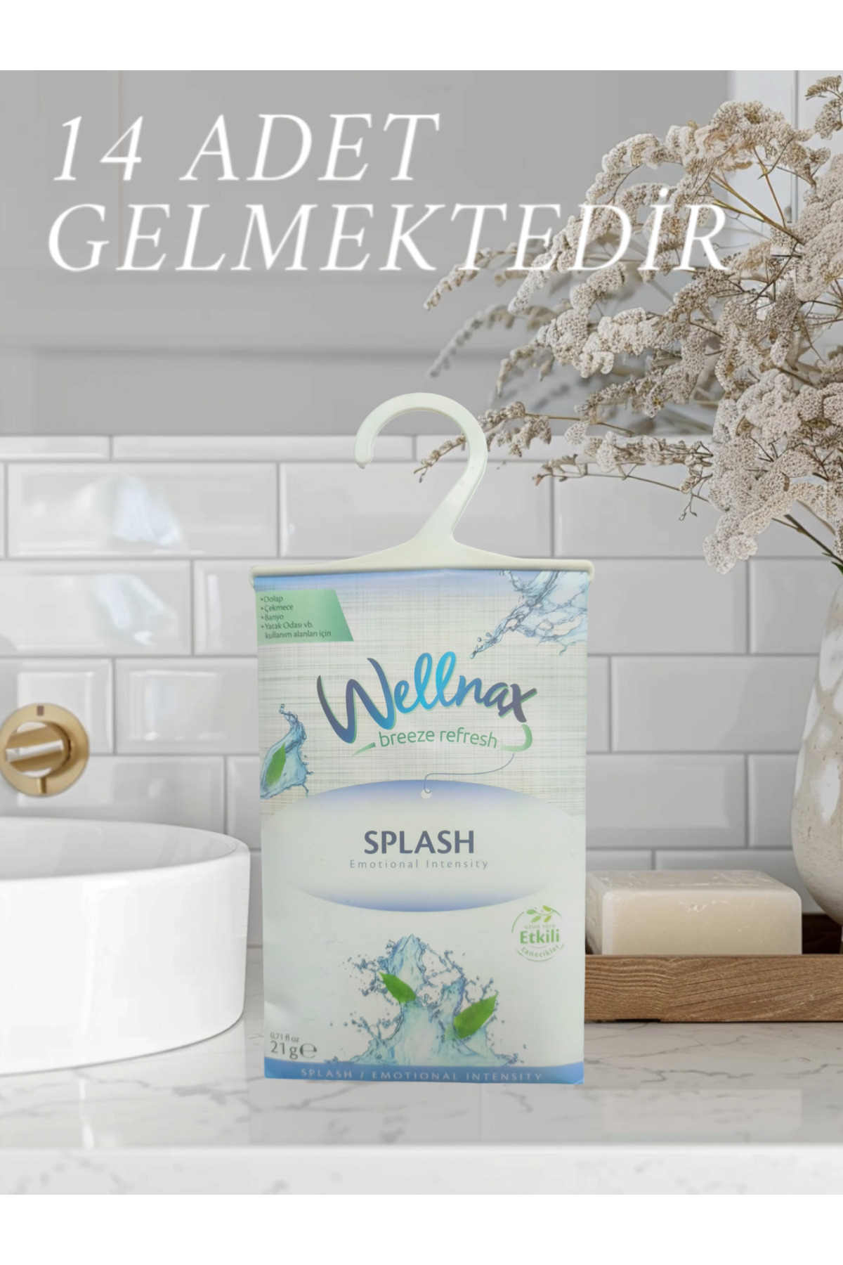 WELLAX Wellnax breeze refresh dolap içi koku. SPLASH 14 X - Fiyatı ...