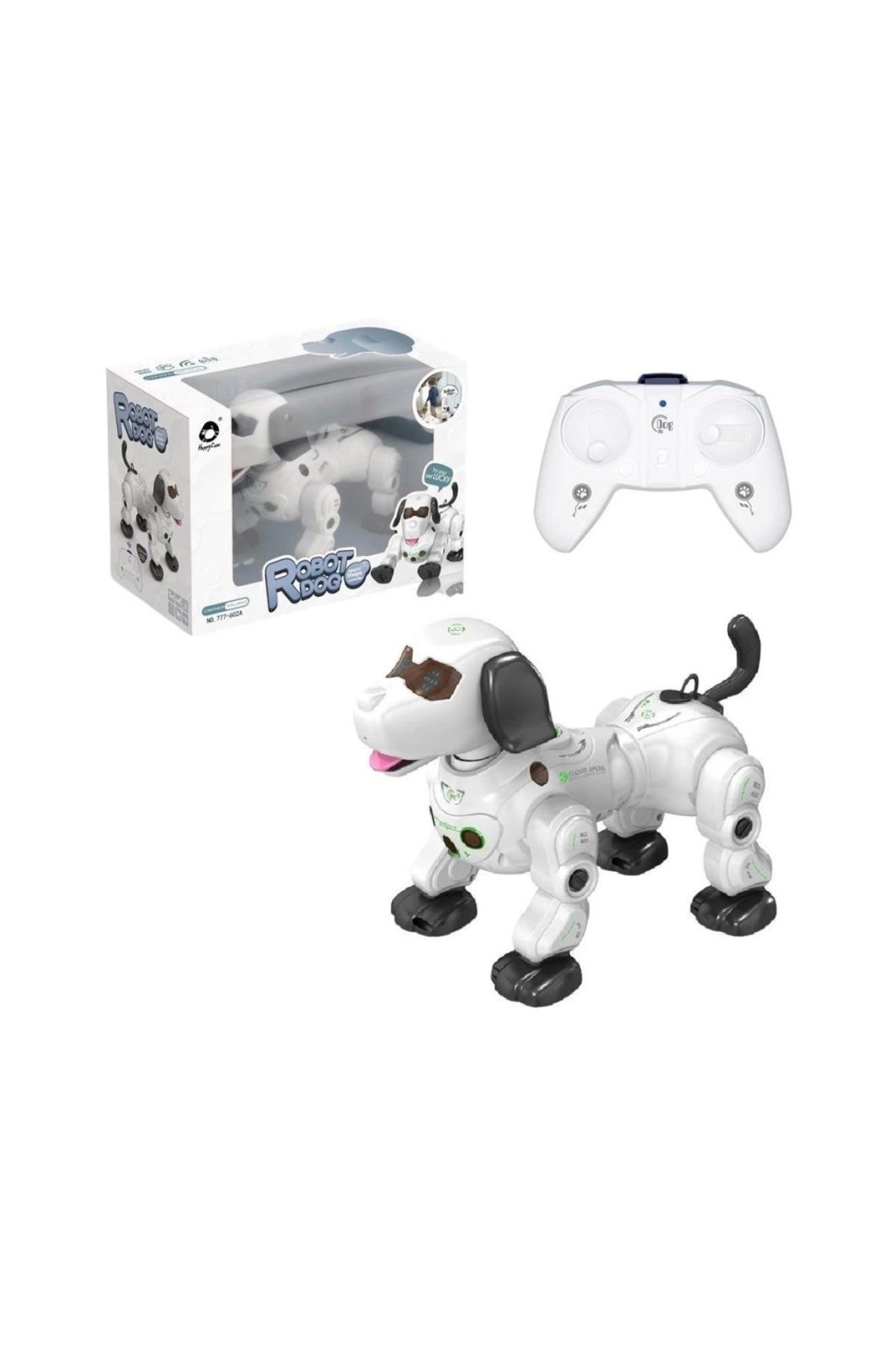 TWOX Gl-777-602a Uzaktan Kumandalı Işıklı Ve Sesli Akıllı Robot Köpek ...